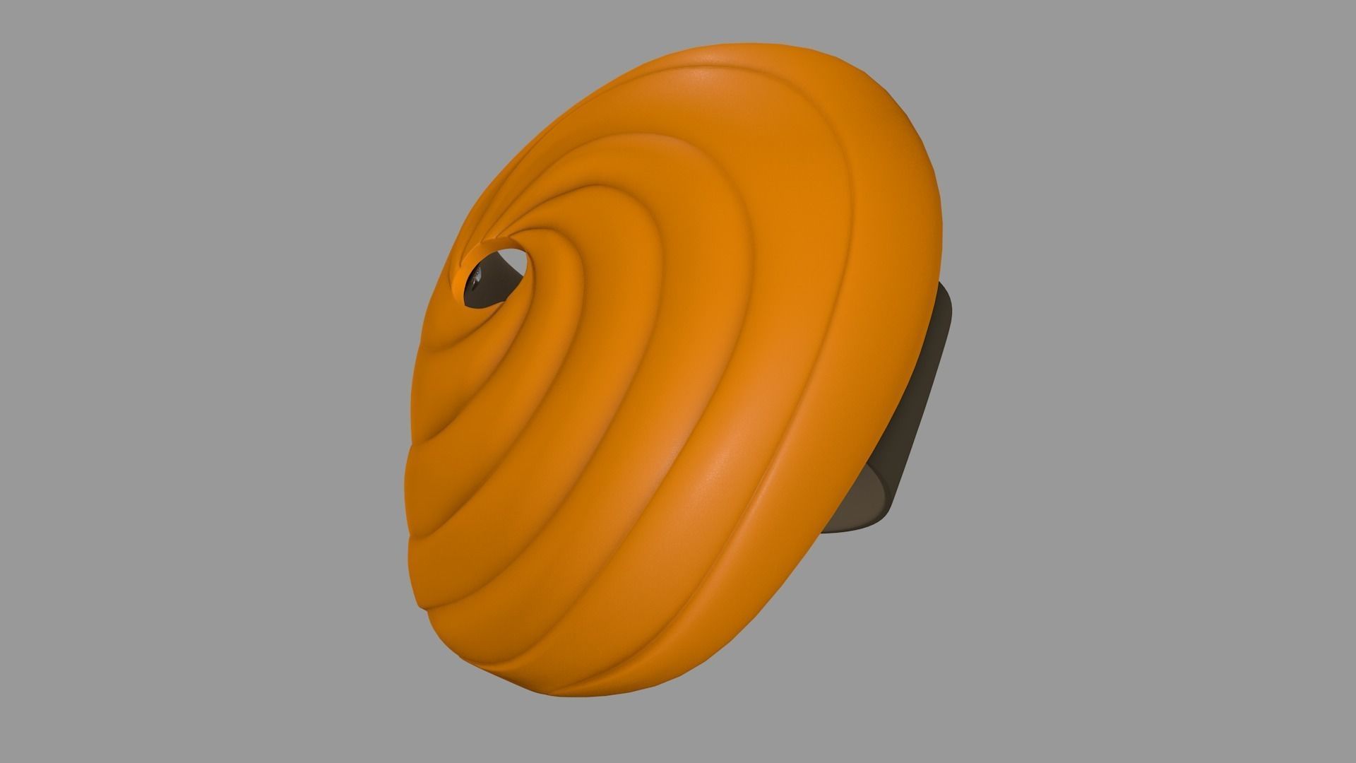 Orange Obito mask 3D model | CGTrader