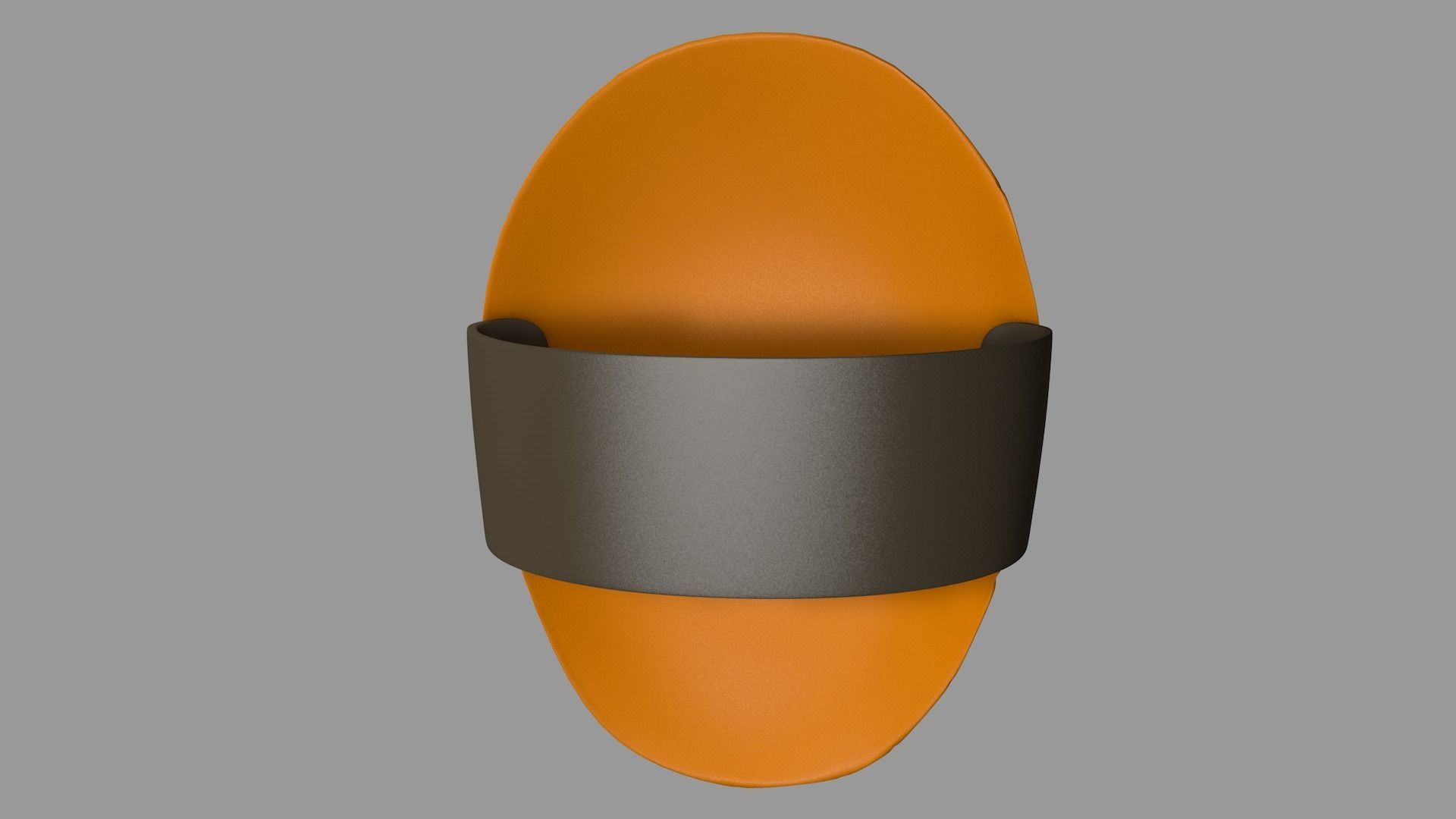Orange Obito mask 3D model | CGTrader