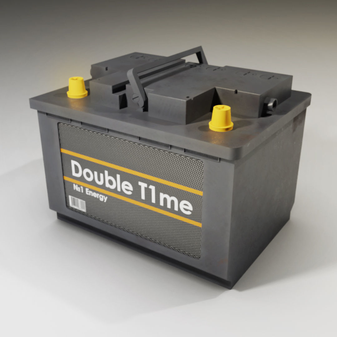 3D model Car Battery Low Poly VR / AR / low-poly | CGTrader