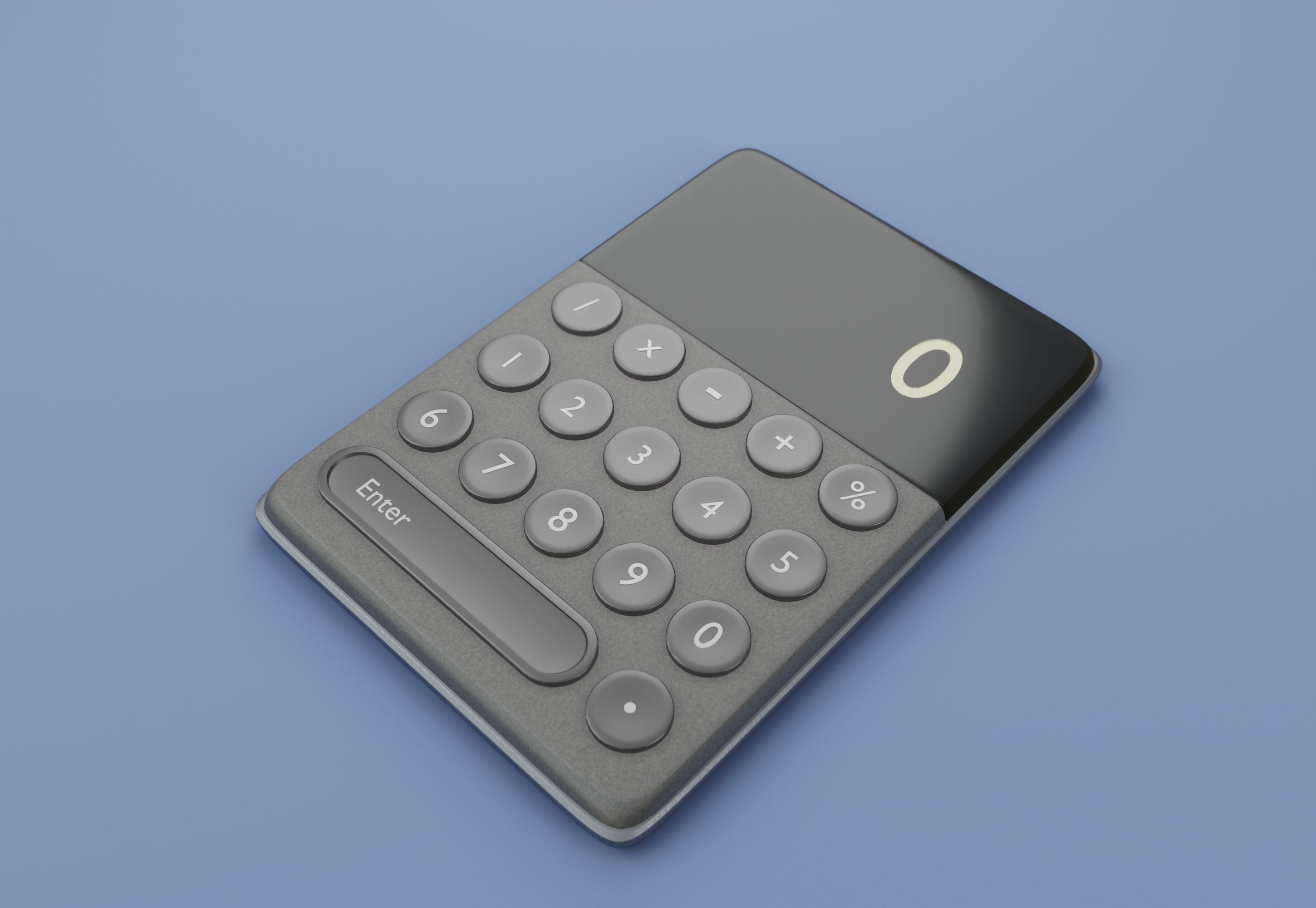 modern calculator 3D model | CGTrader