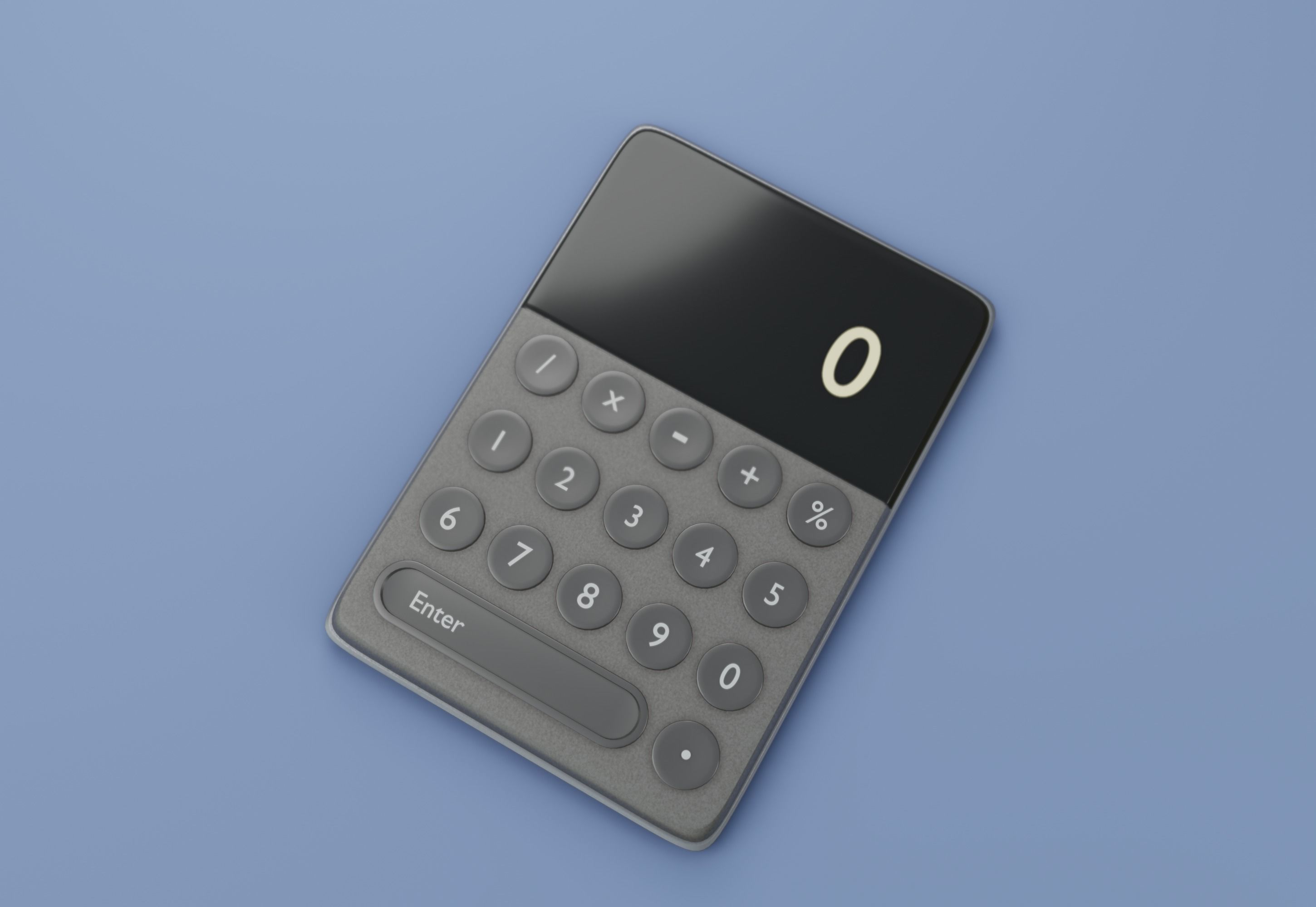 modern calculator 3D model | CGTrader