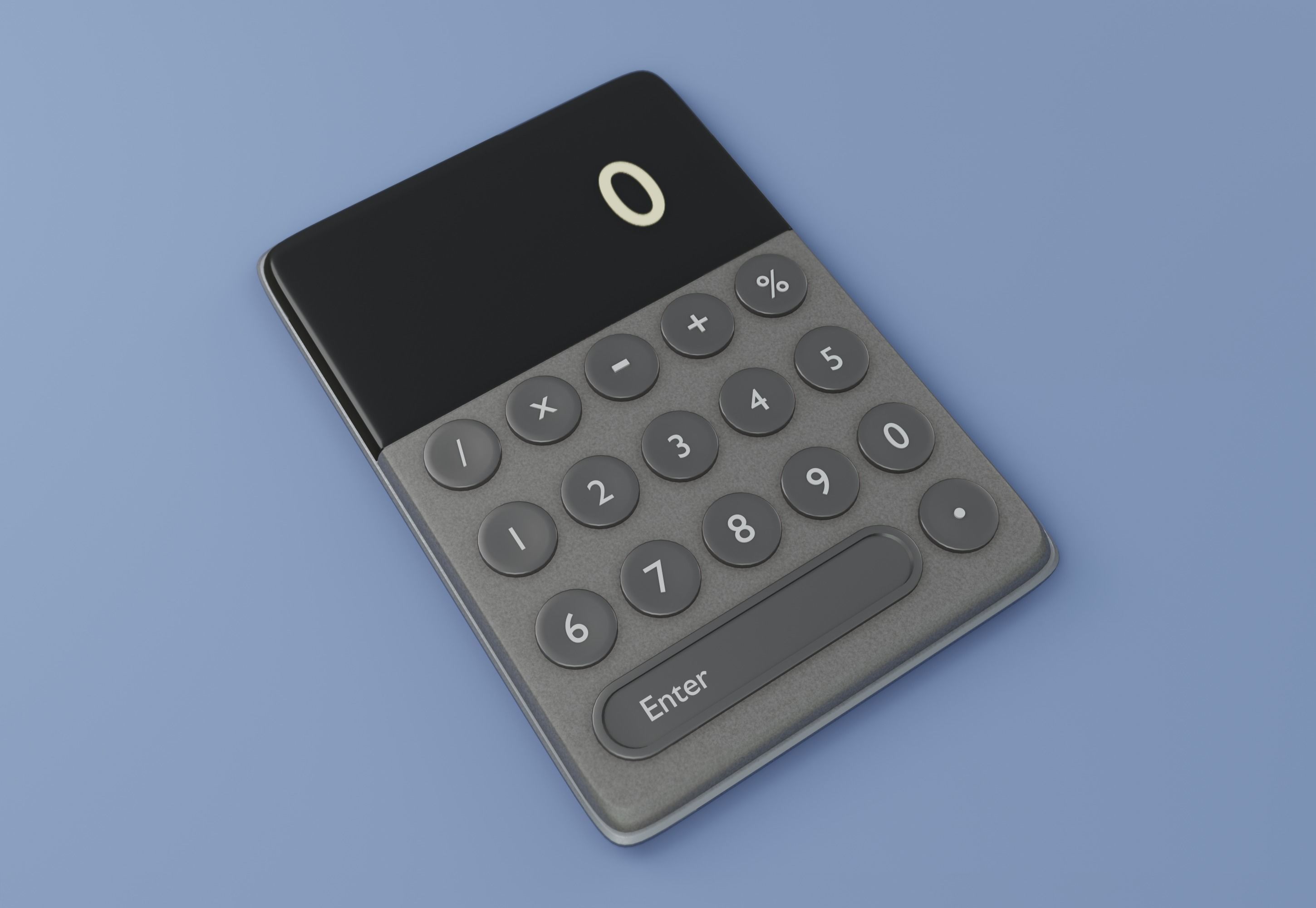 modern calculator 3D model | CGTrader