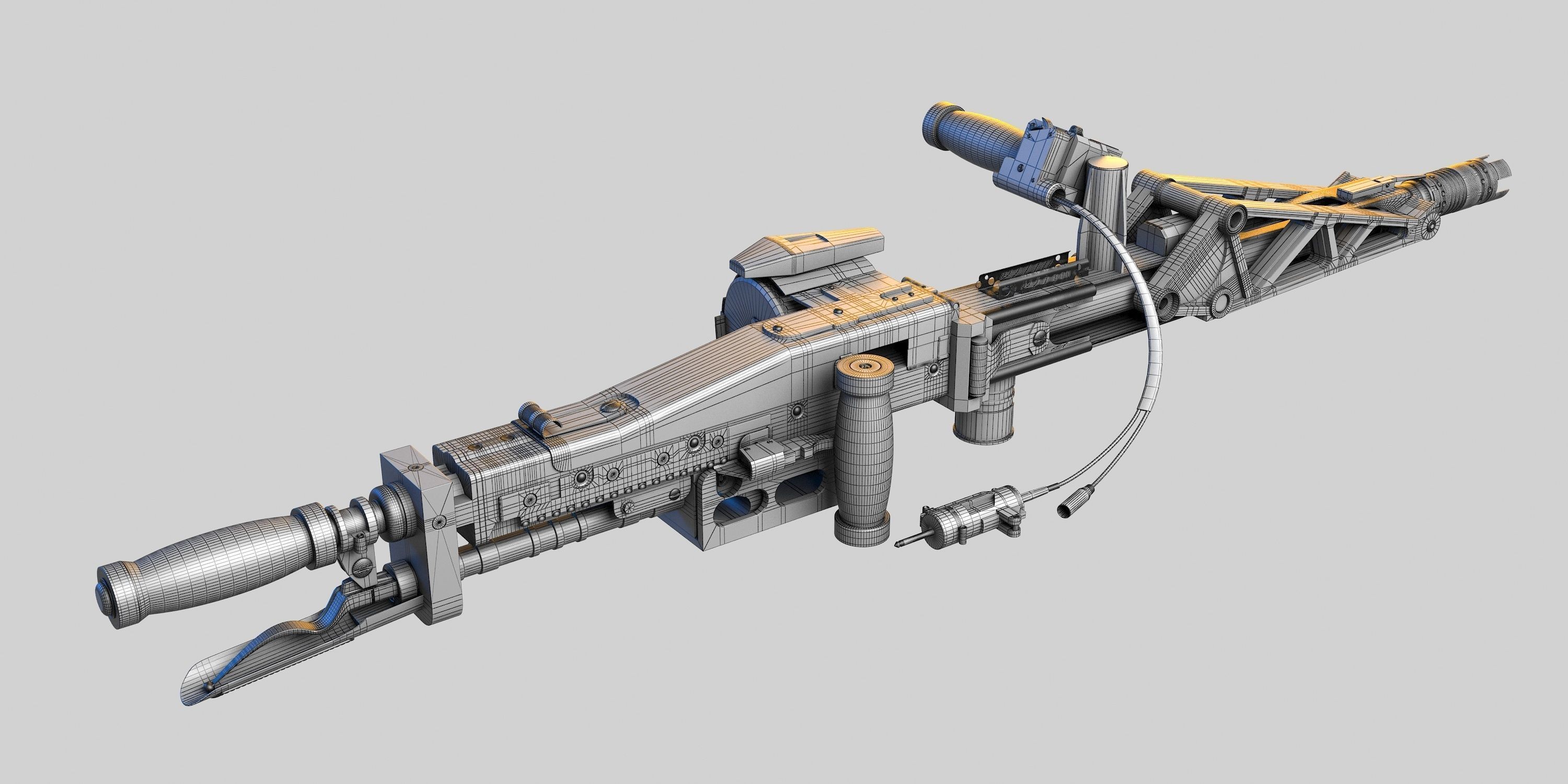 M56 Smartgun Aliens 3D model | CGTrader