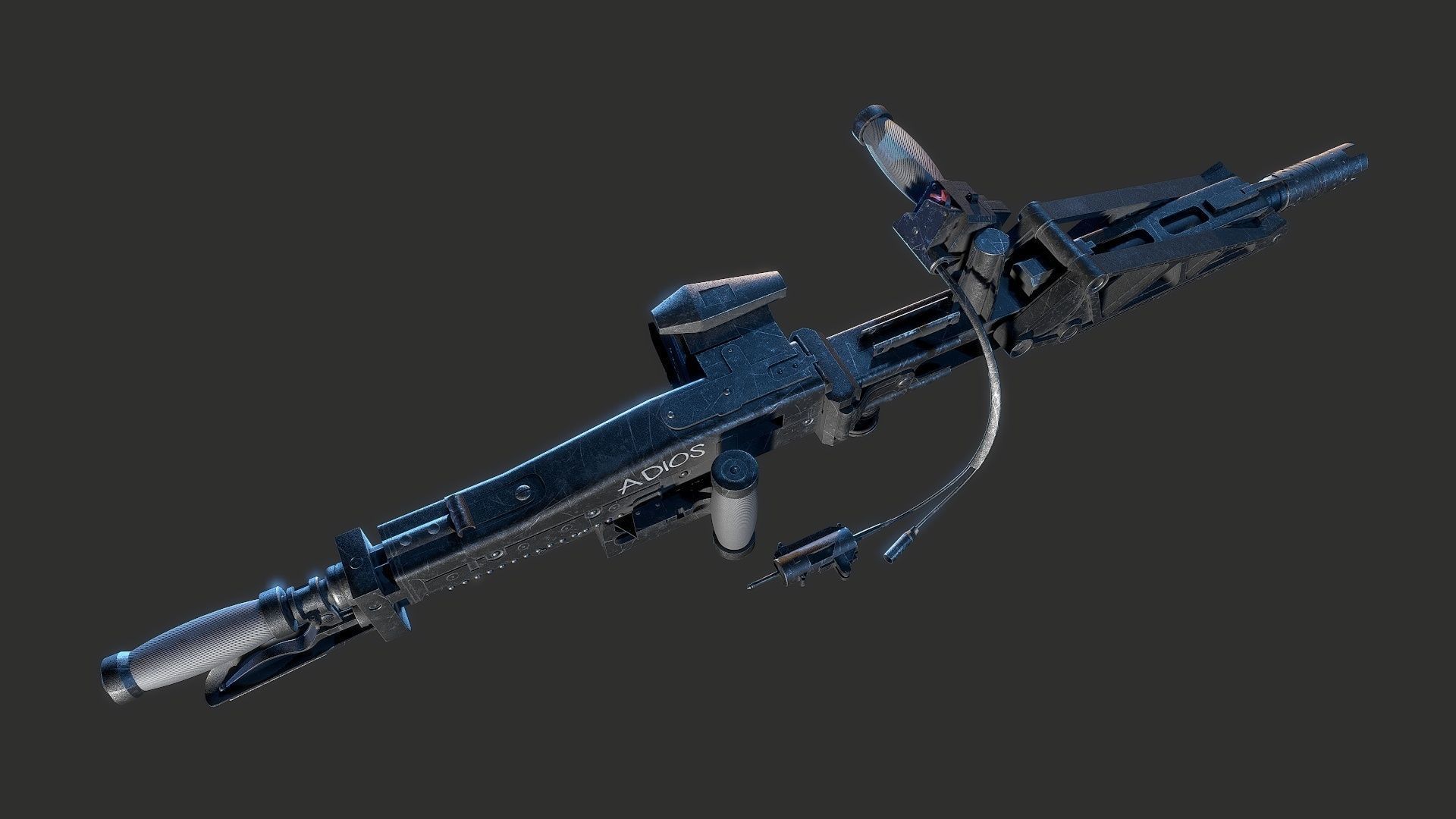 M56 Smartgun Aliens 3D model | CGTrader