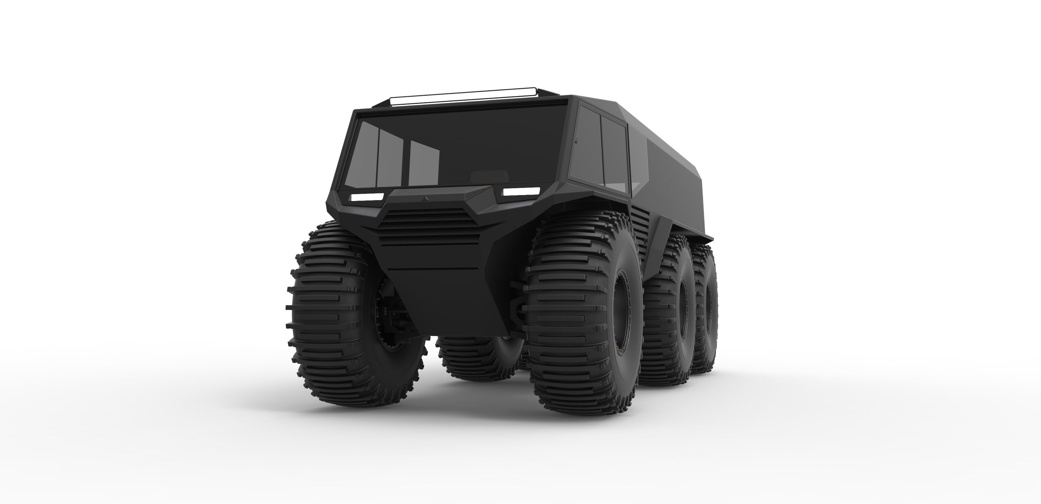 Atlas ATV 6x6 concept 3D model | CGTrader
