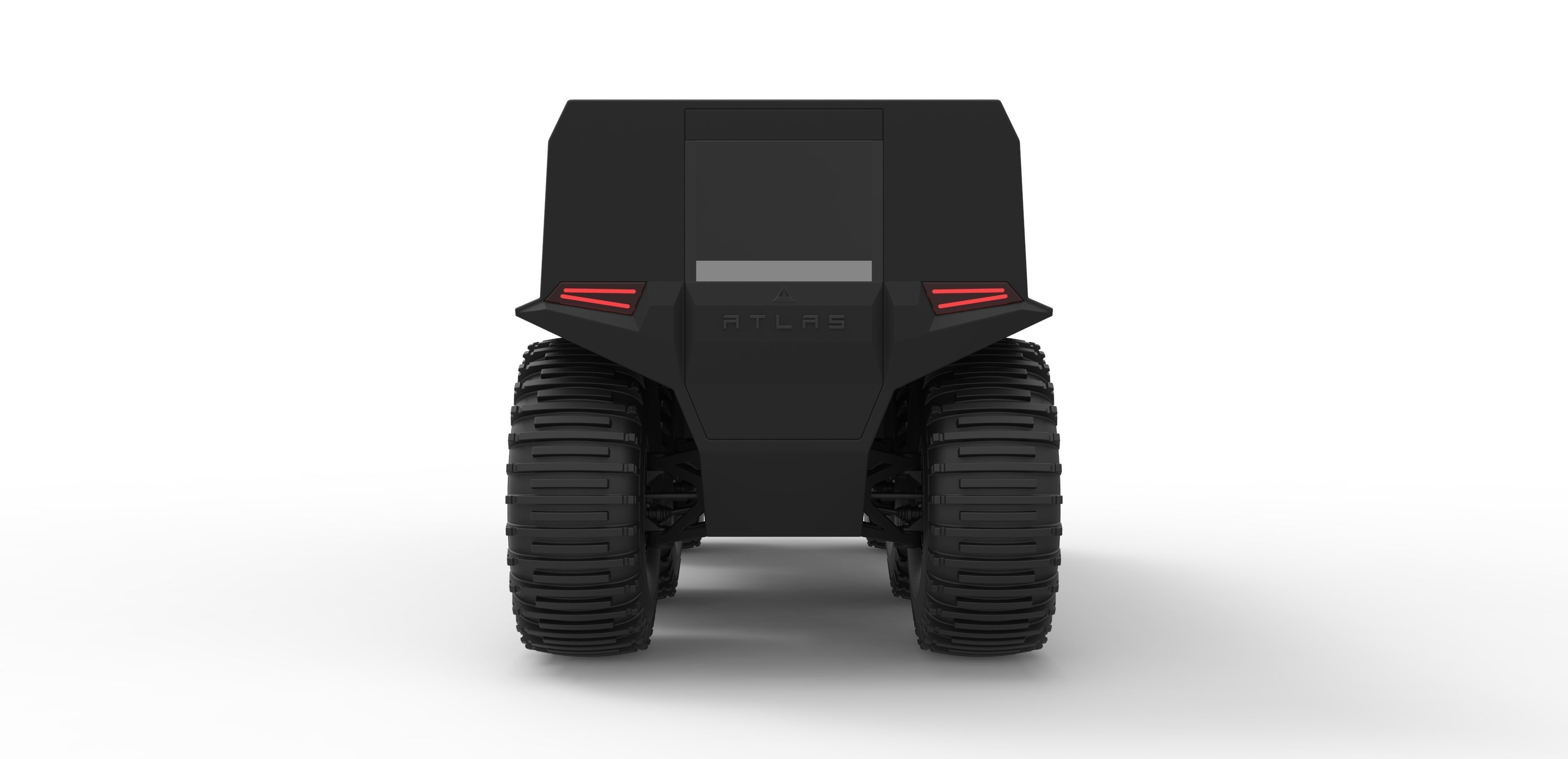 Atlas ATV 6x6 concept 3D model | CGTrader