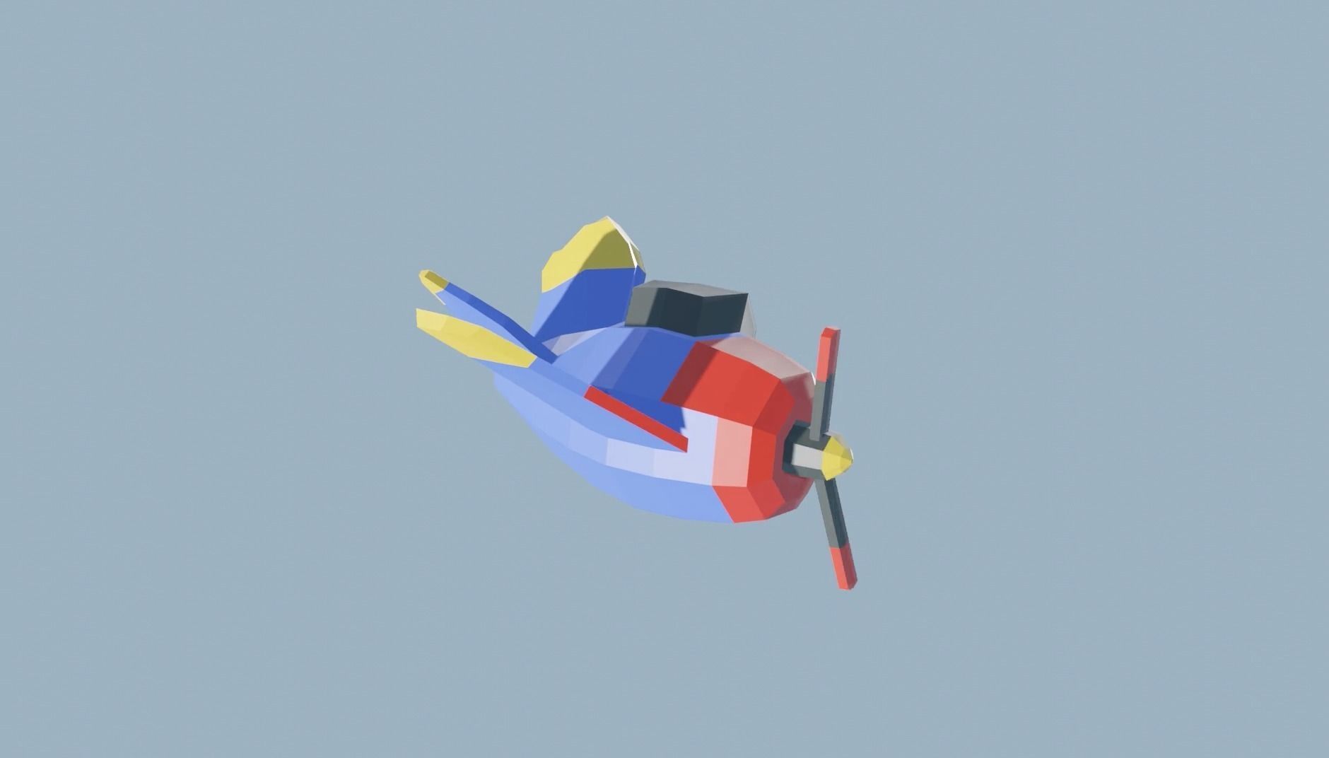 3D model animated flight VR / AR / low-poly | CGTrader