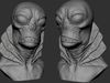 Abraham Sapien Bust free 3D model 3D printable | CGTrader