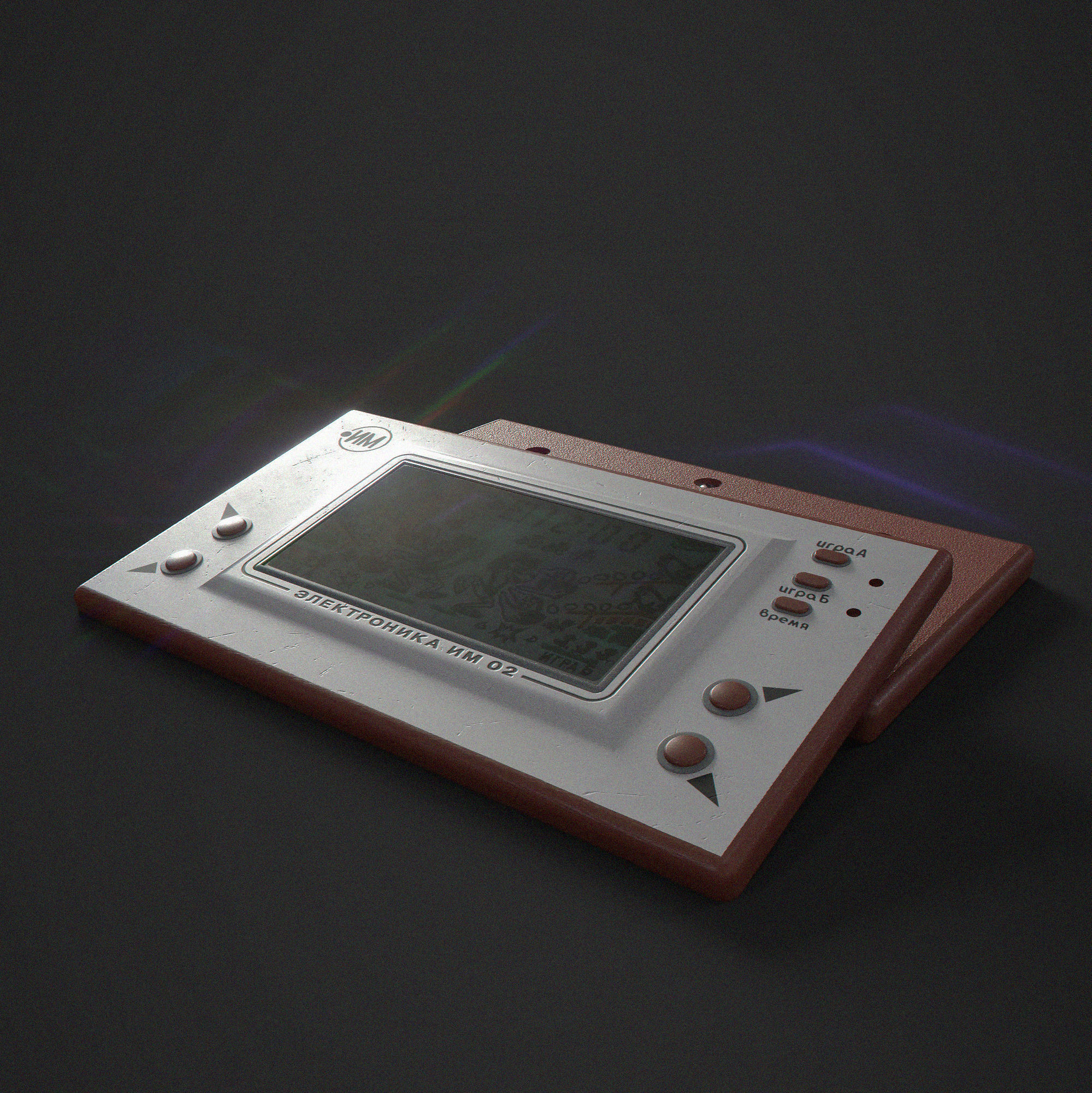 Vintage soviet video-game console 3D model | CGTrader