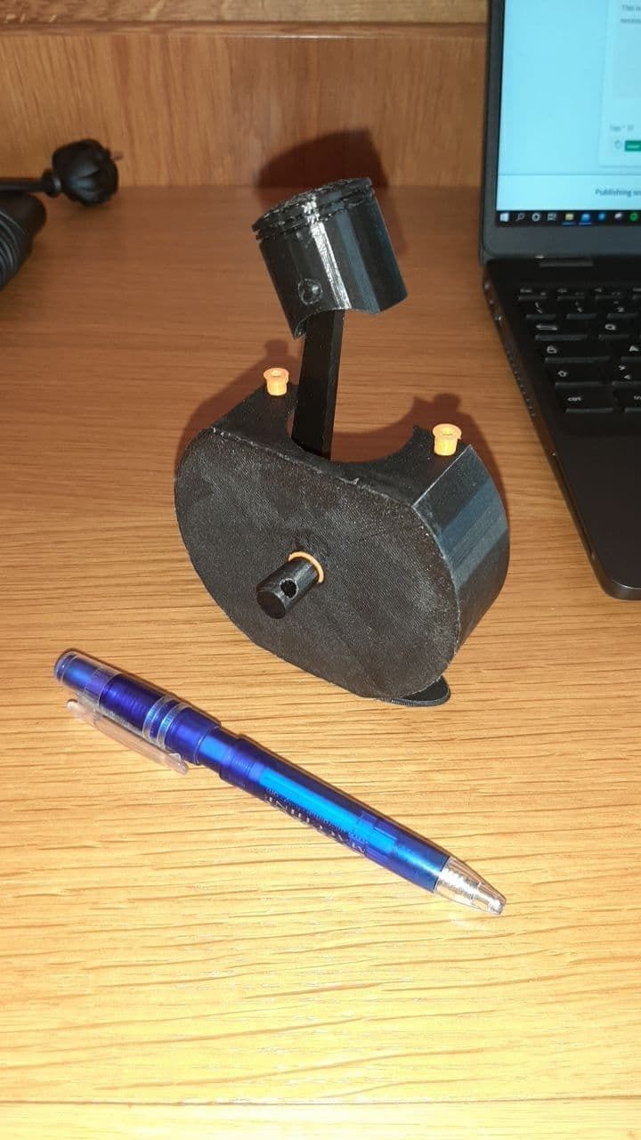 Simplified Engine System 3D model 3D printable | CGTrader