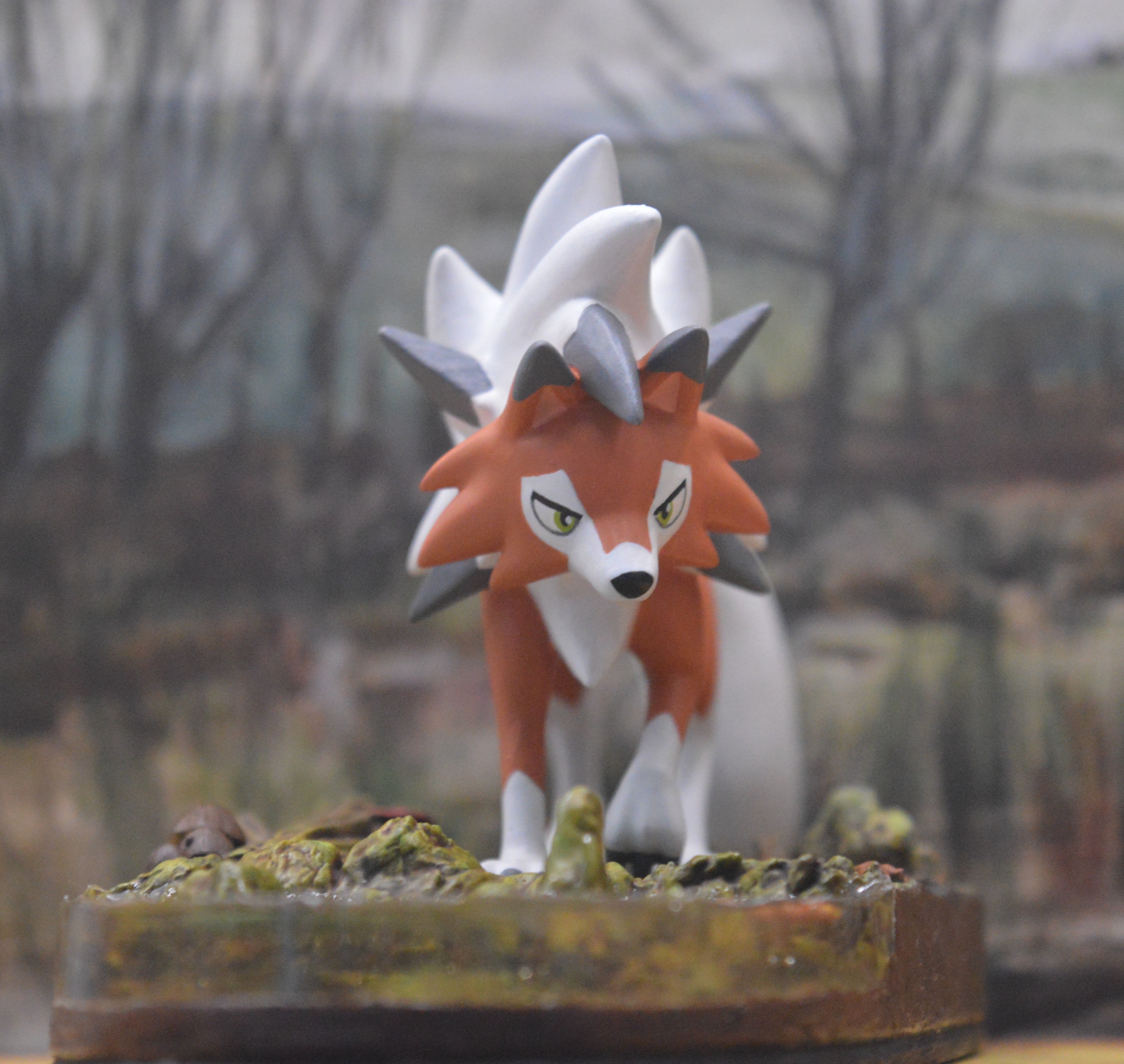 Dusk Lycanroc Diorama - 3D model -STL 3D model | CGTrader