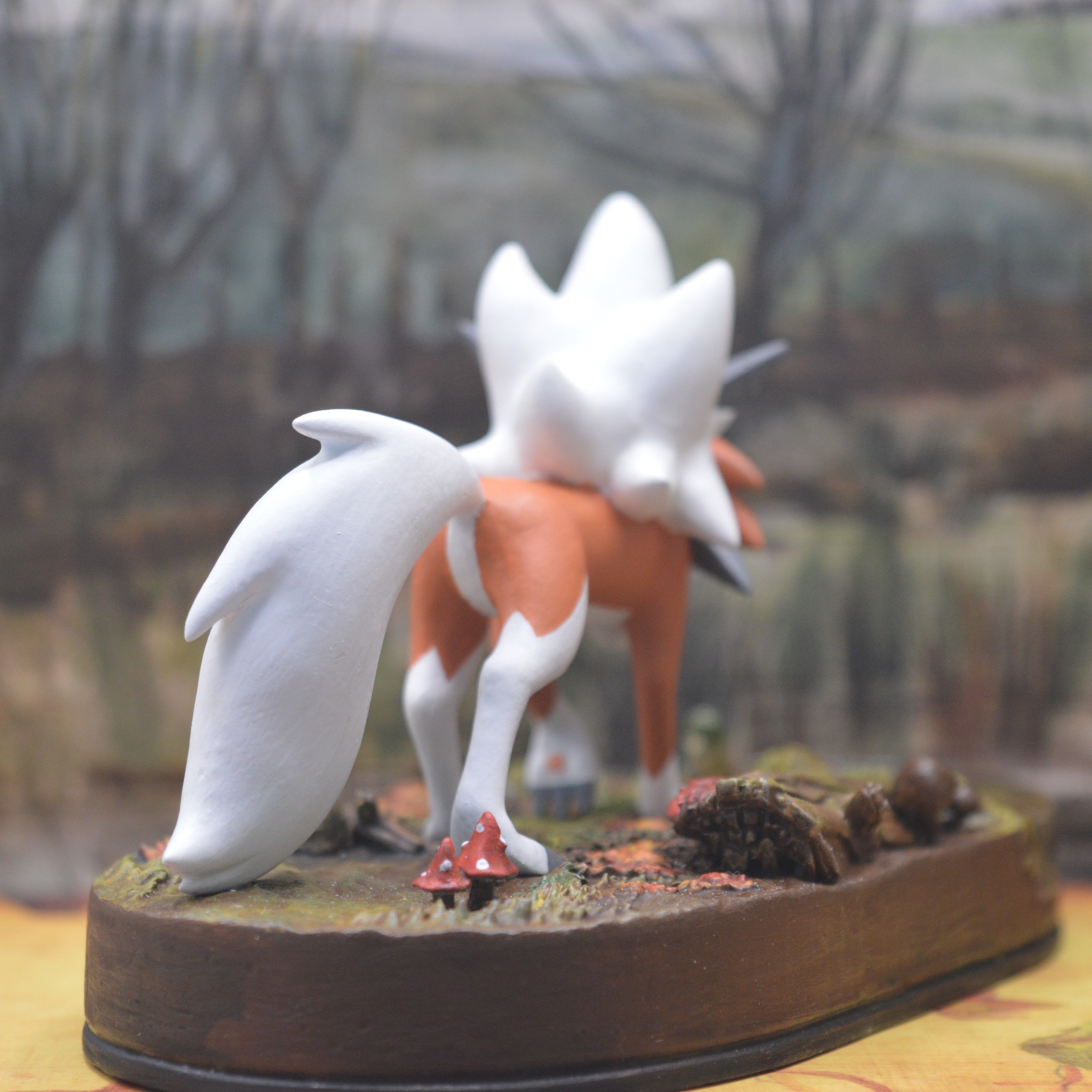 Dusk Lycanroc Diorama - 3D model -STL 3D model | CGTrader