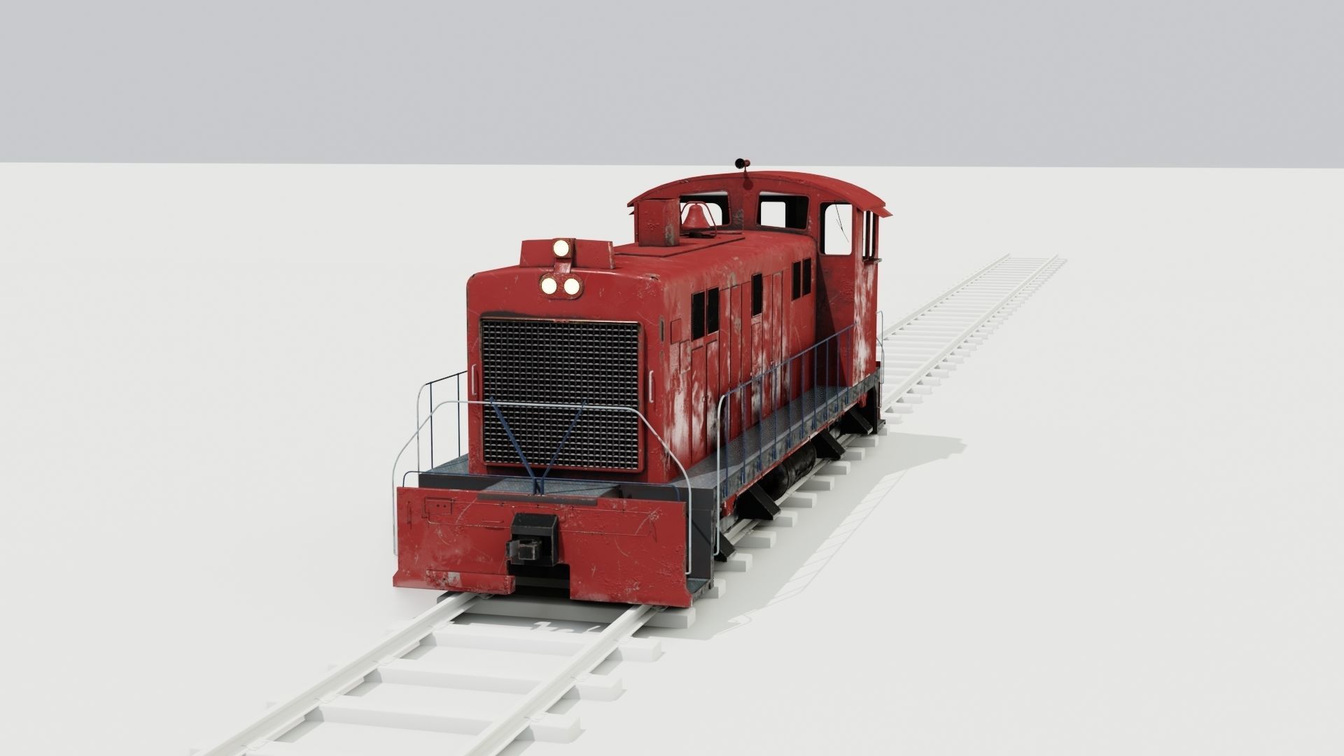 3D model Diesel locomotive 3D model textures 4K PBR VR / AR / low-poly ...