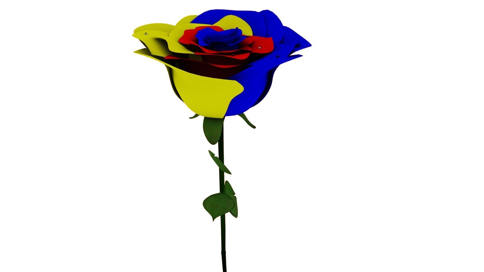 3D model Rose flower model VR / AR / low-poly | CGTrader