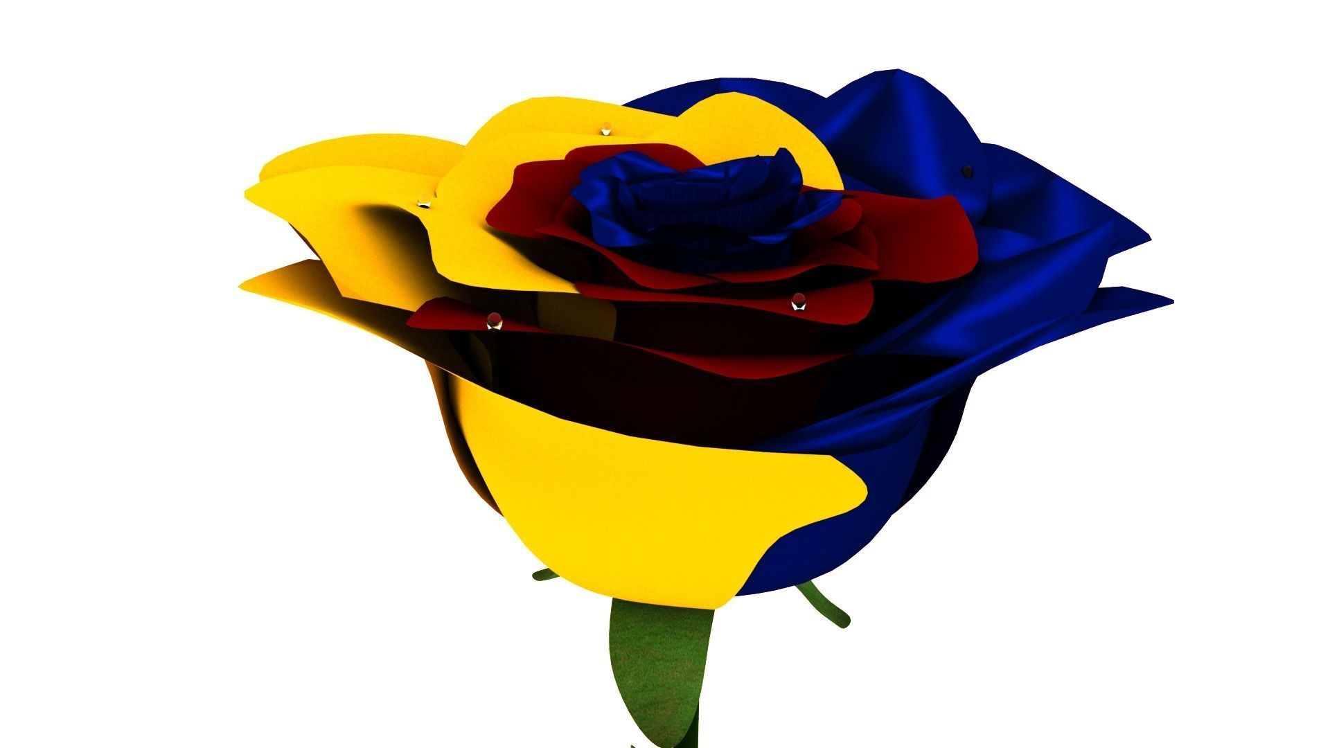3D model Rose flower model VR / AR / low-poly | CGTrader