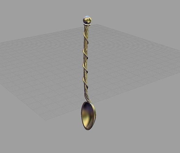 spoon 3D model 3D printable | CGTrader