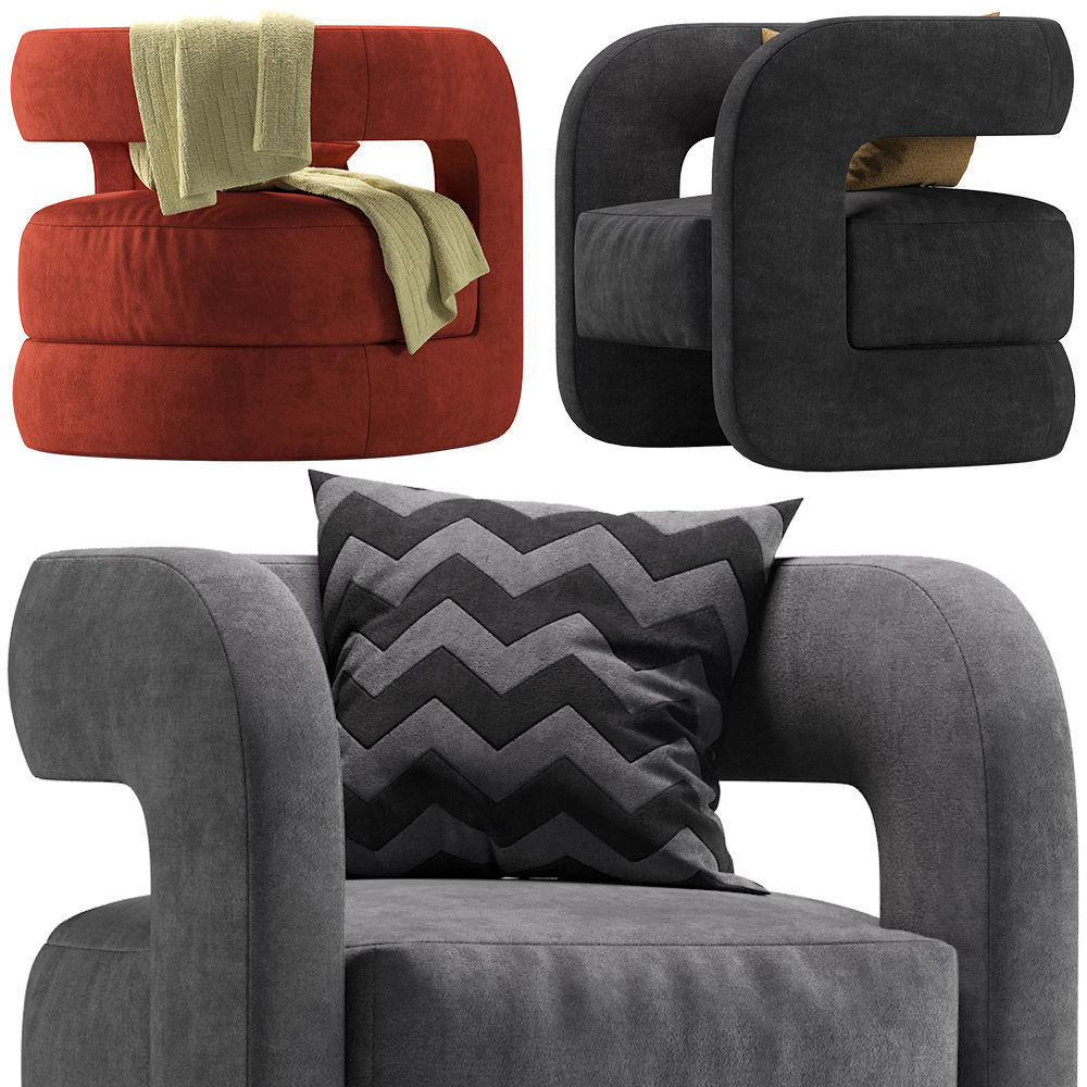 Kirby Chair by Mgbw Home 3D model | CGTrader