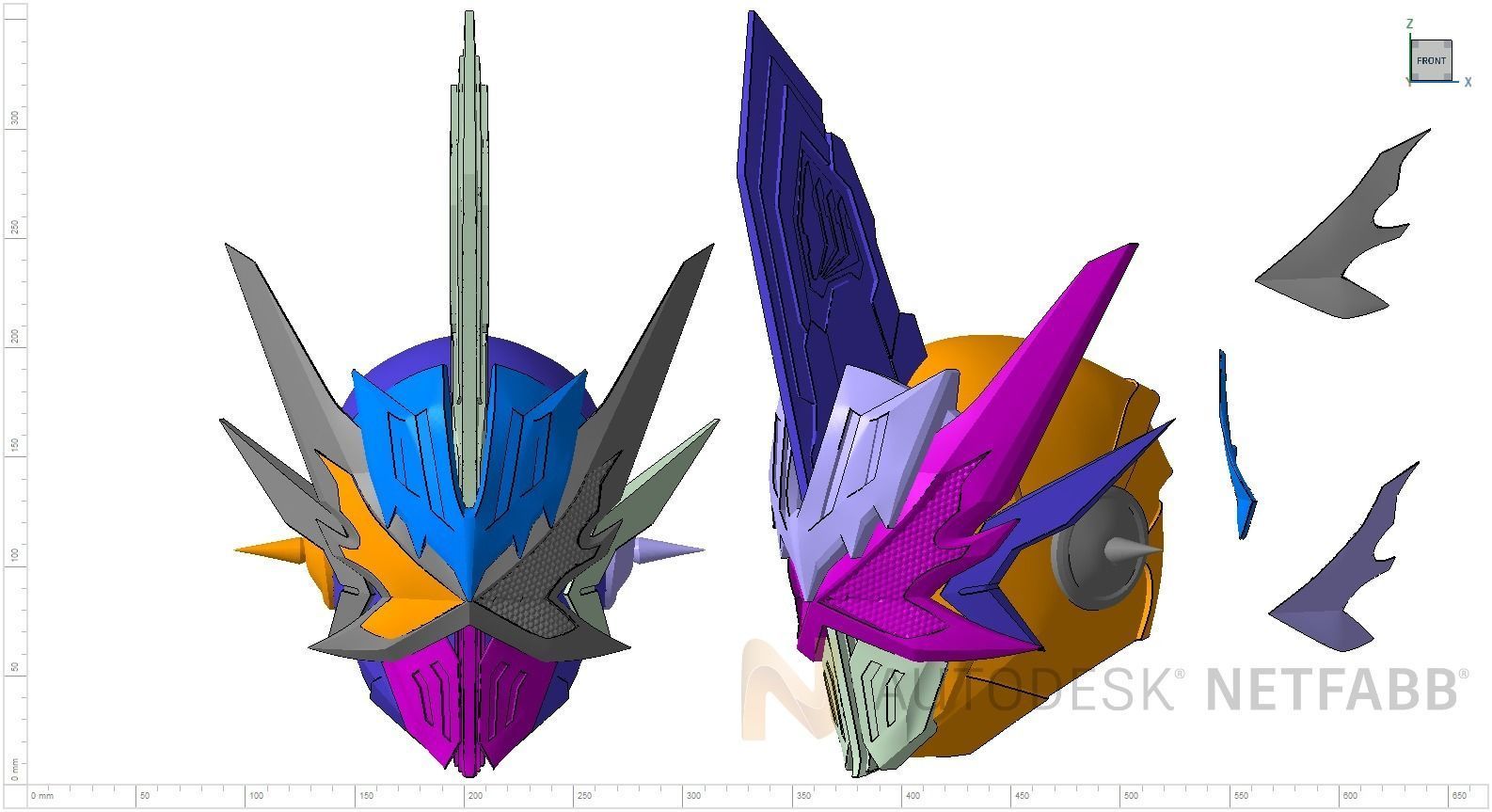 Kamen rider Saber Dragonic Knight 3D model 3D printable | CGTrader
