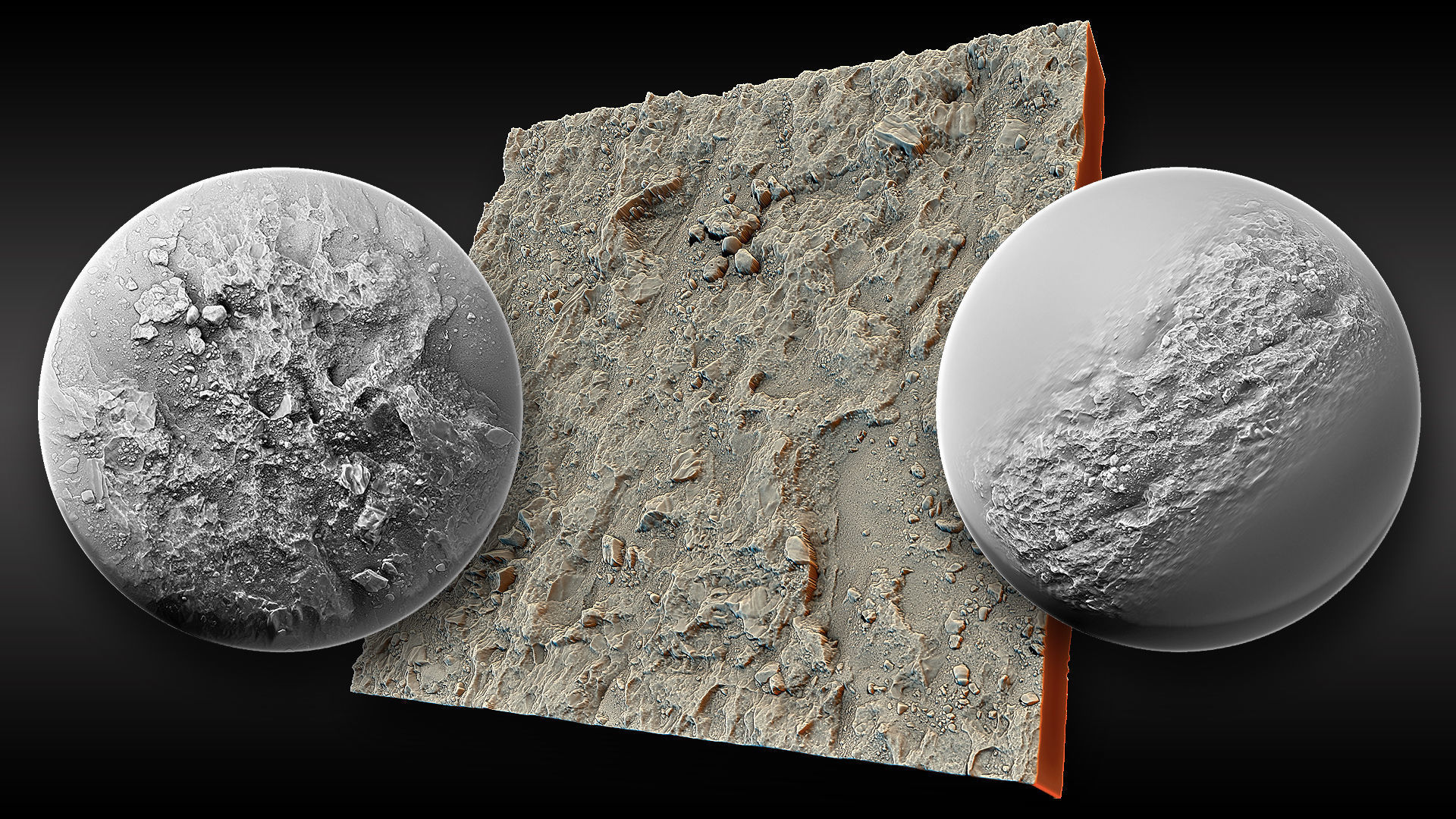 Ultra HQ Terrain Seamless Sculpt Zbrush brushes and Alphas Vol4 3D ...