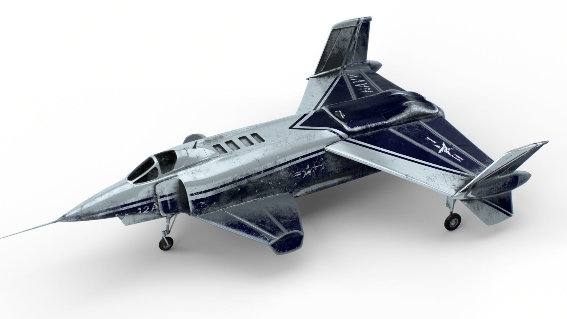Rockwell XFV-12A 3D model | CGTrader