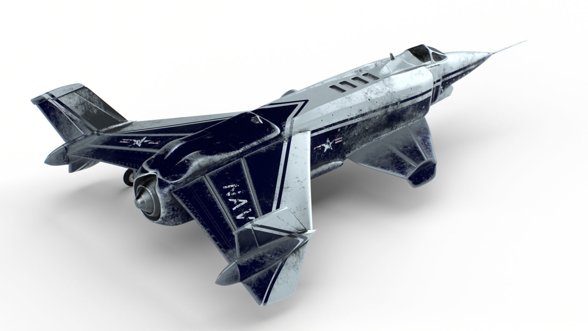 Rockwell XFV-12A 3D model | CGTrader