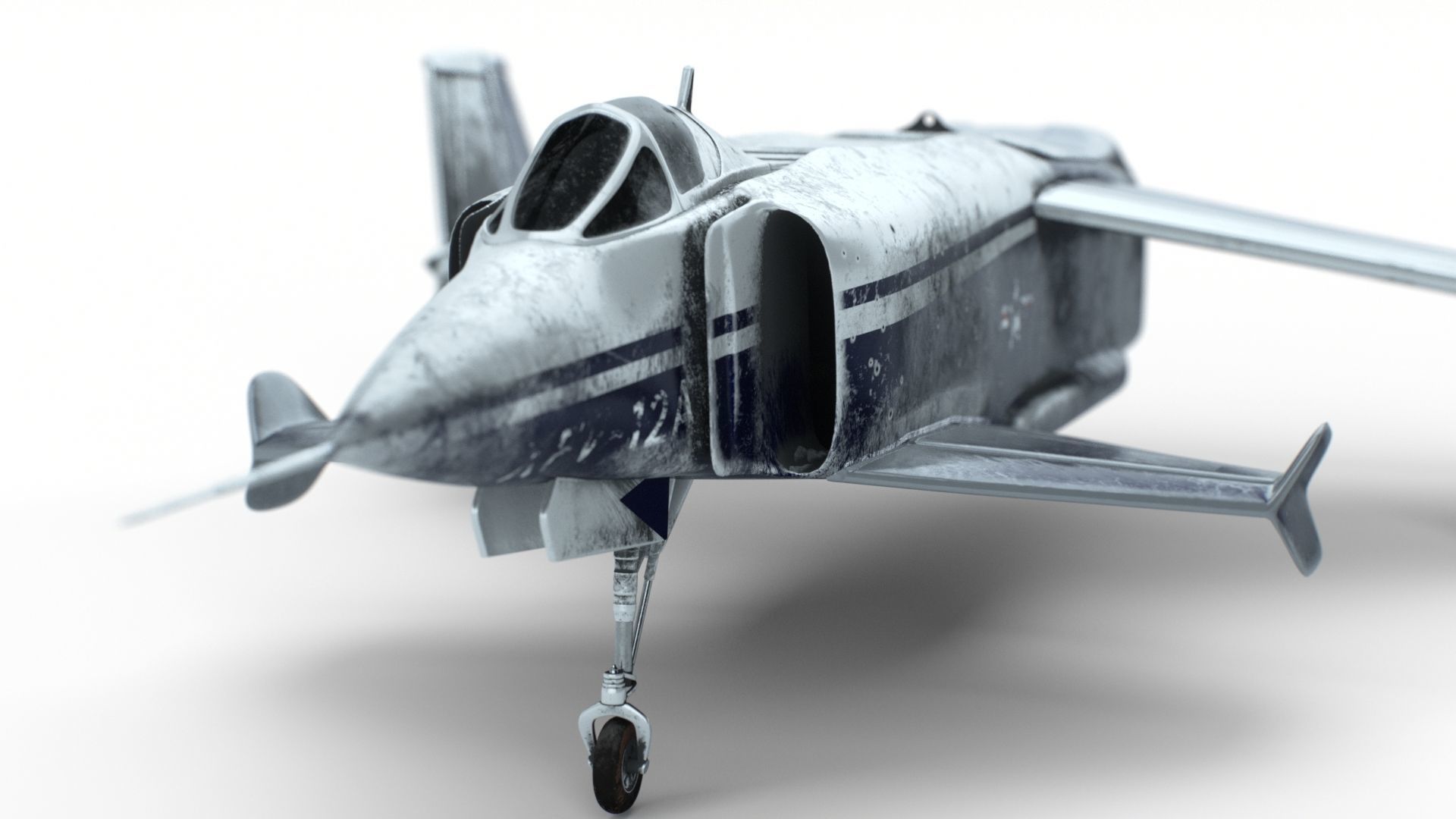 Rockwell XFV-12A 3D model | CGTrader