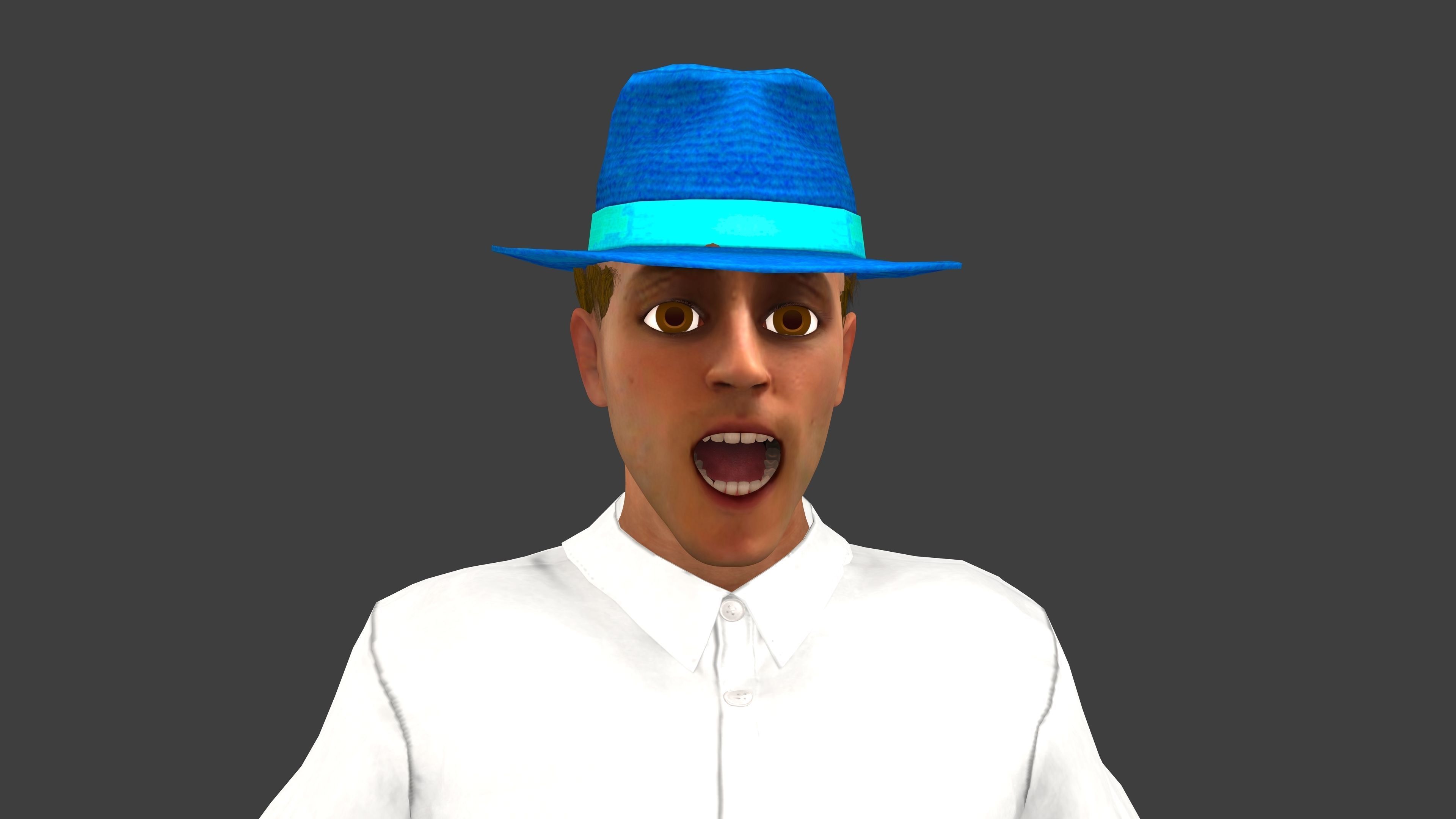 3D model Toon Man VR / AR / low-poly | CGTrader