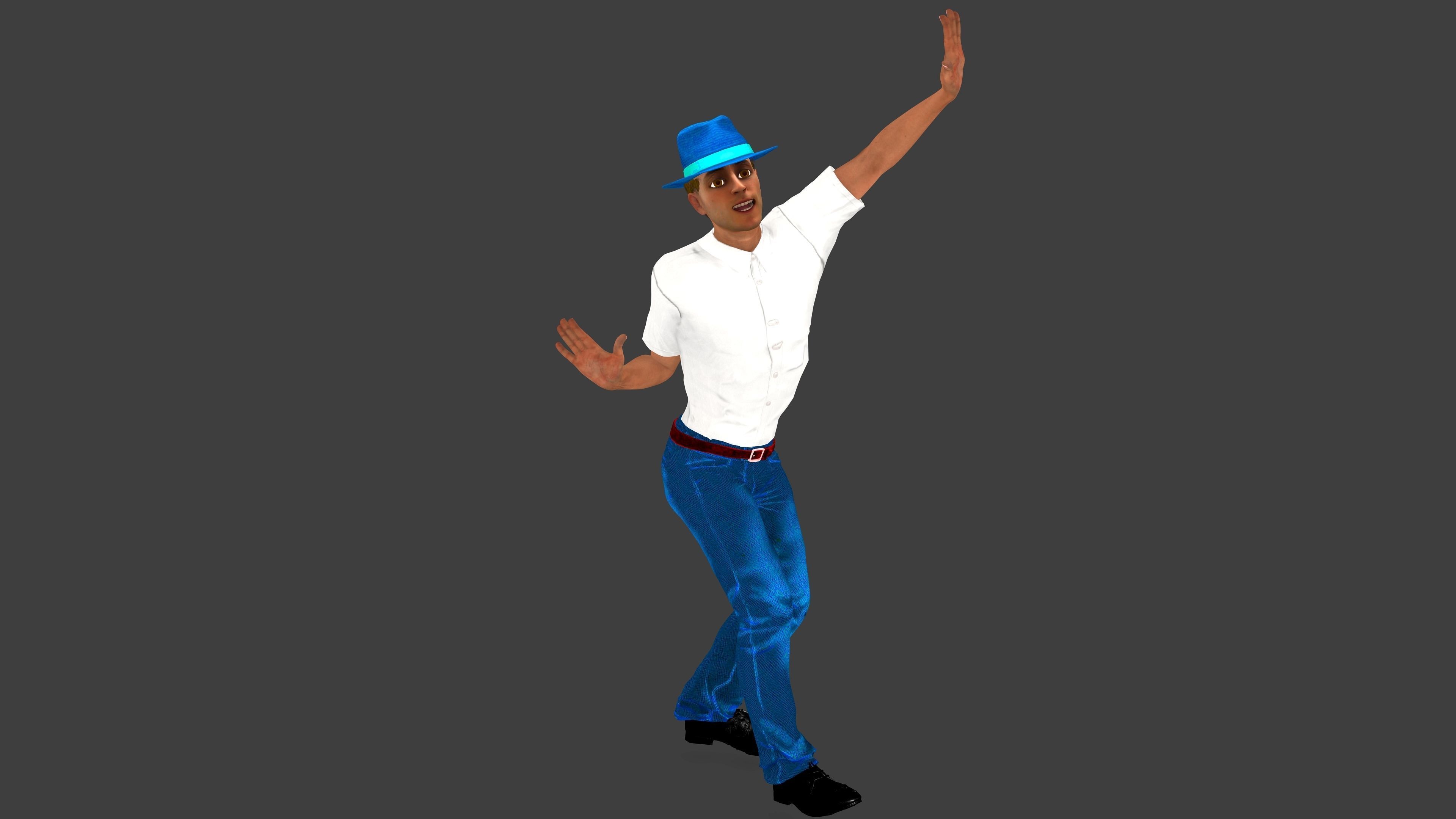 3D model Toon Man VR / AR / low-poly | CGTrader