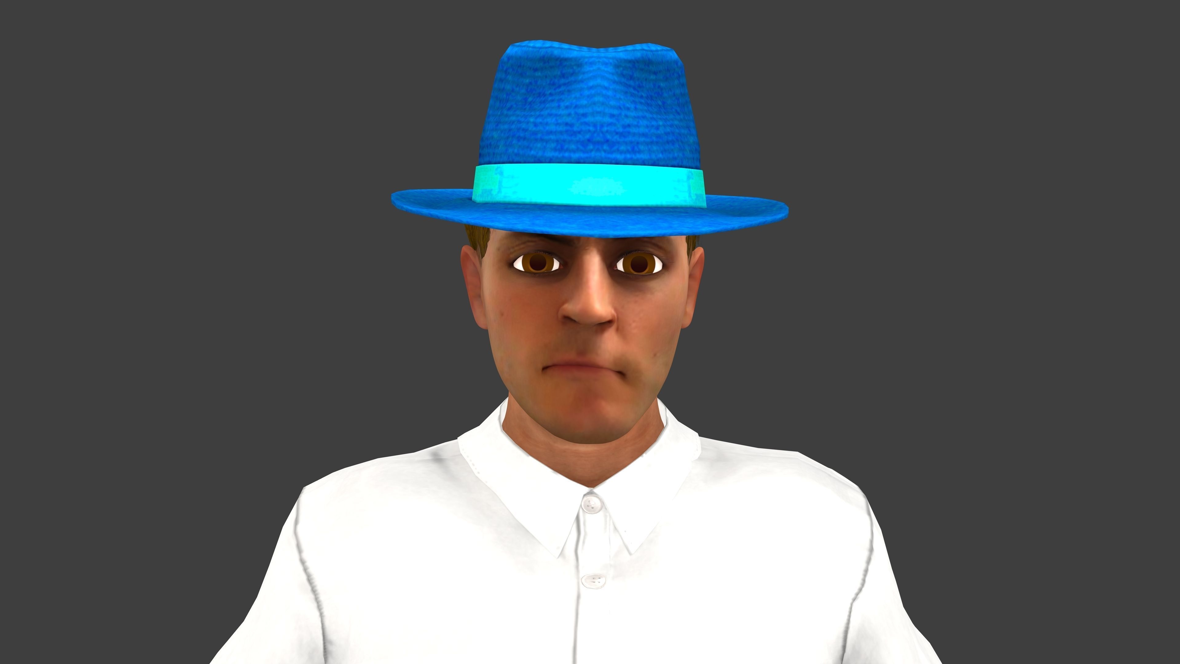 3D model Toon Man VR / AR / low-poly | CGTrader