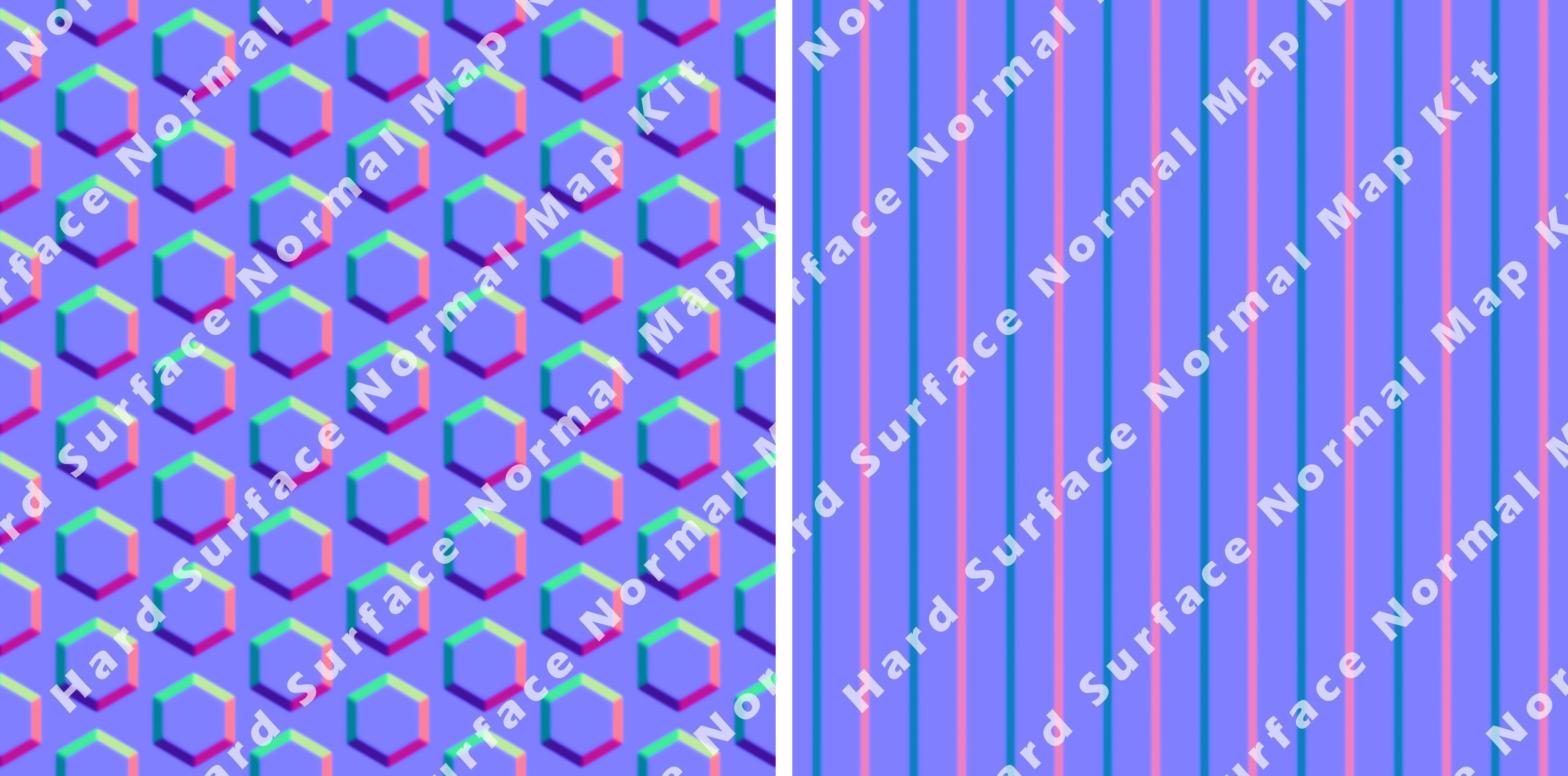 Hard Surface Normal Map Kit free Texture | CGTrader