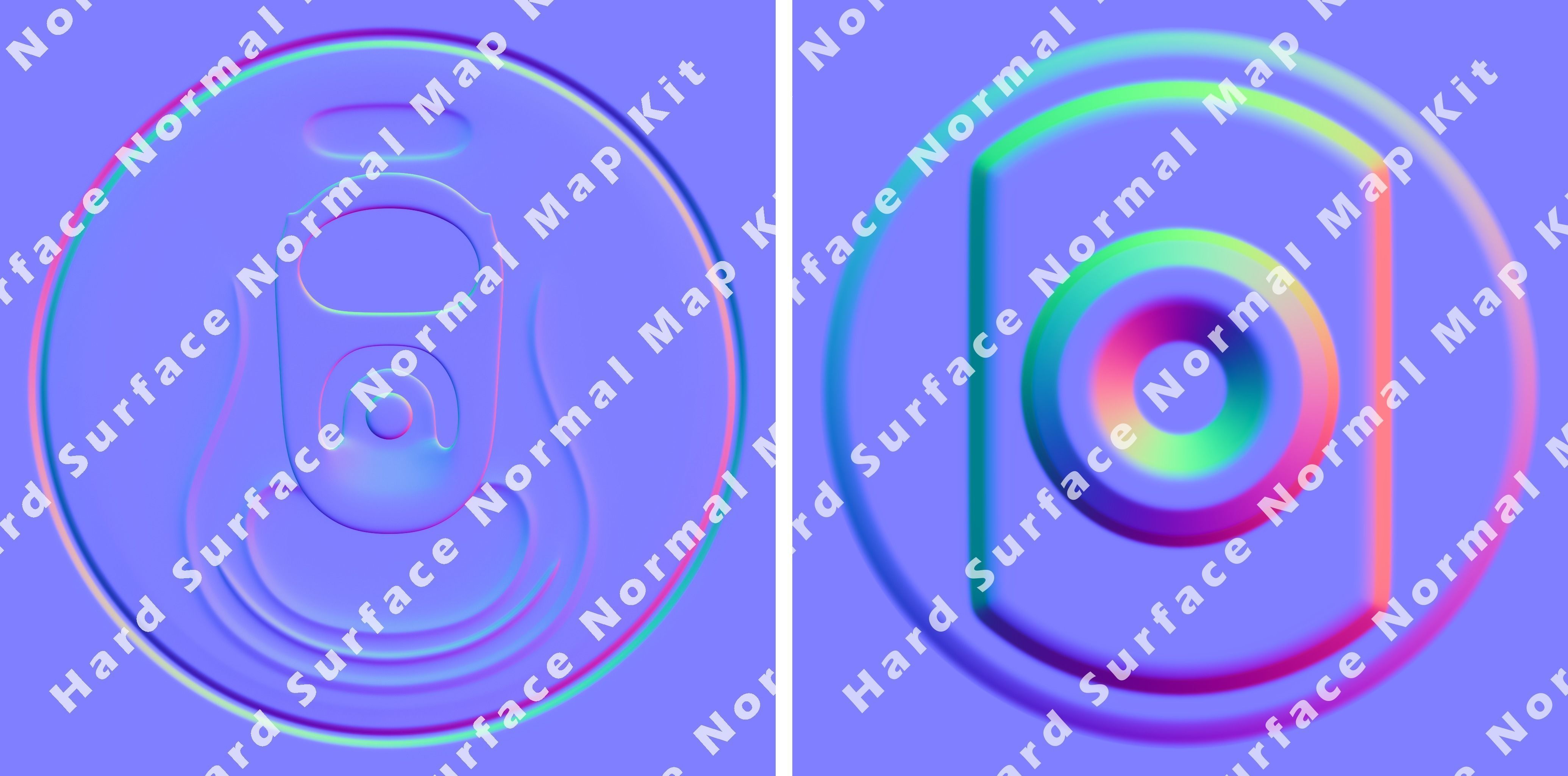 Hard Surface Normal Map Kit free Texture | CGTrader