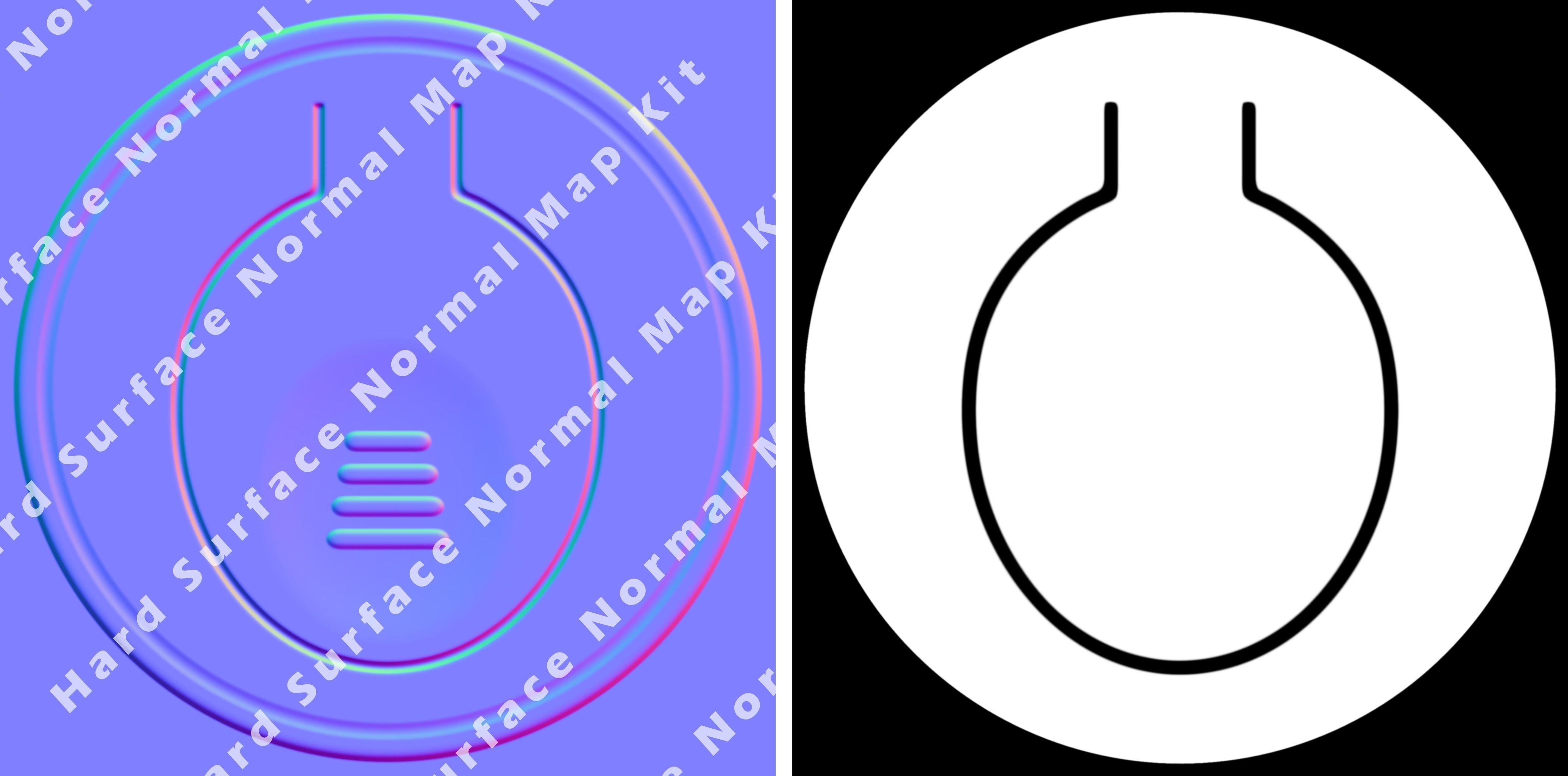 Hard Surface Normal Map Kit free Texture | CGTrader
