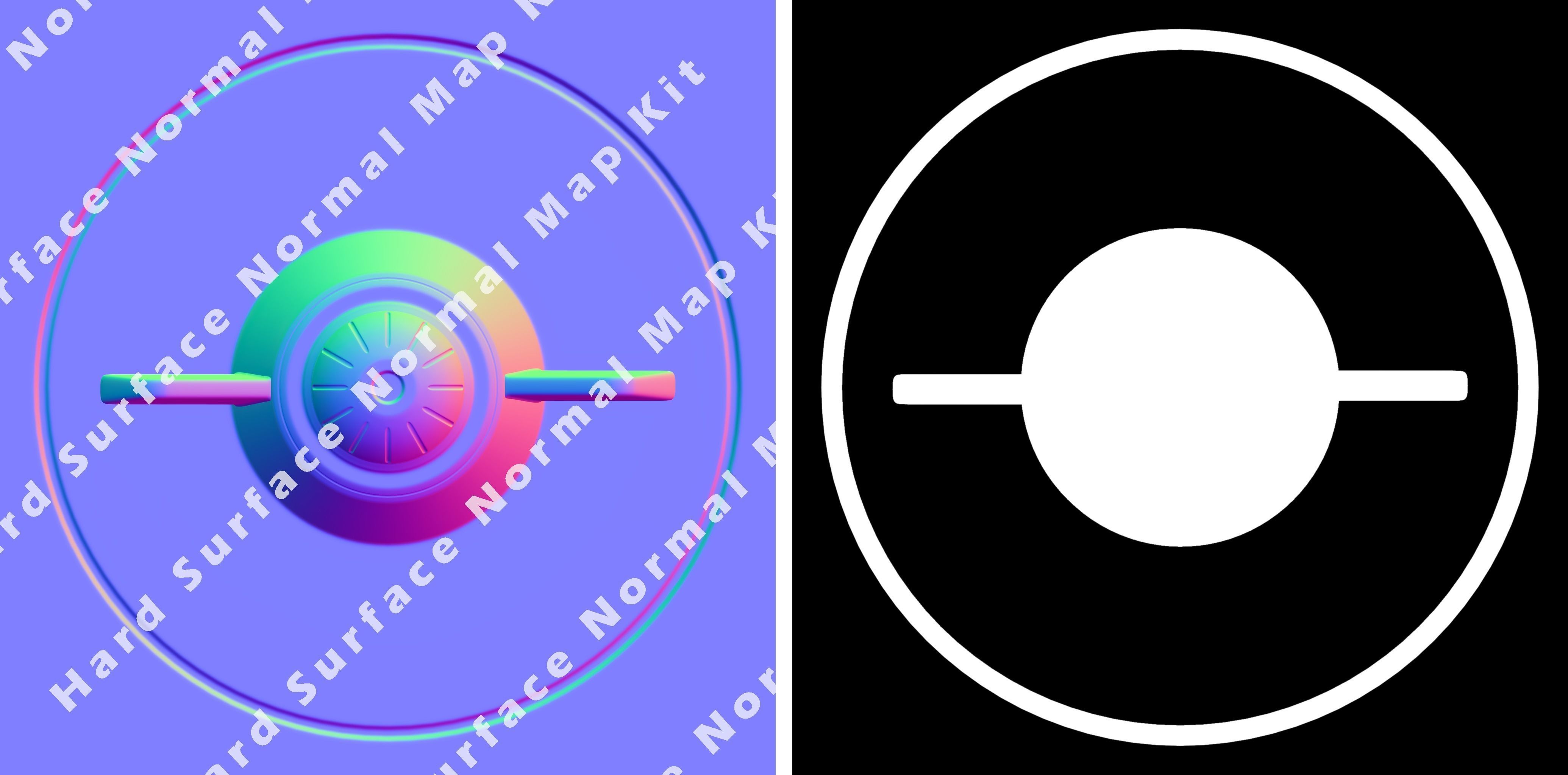 Hard Surface Normal Map Kit free Texture | CGTrader