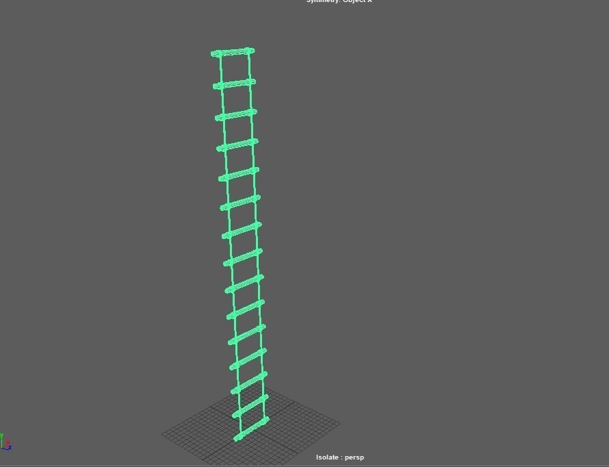 3D model Rope 3D Model tall tower VR / AR / low-poly | CGTrader