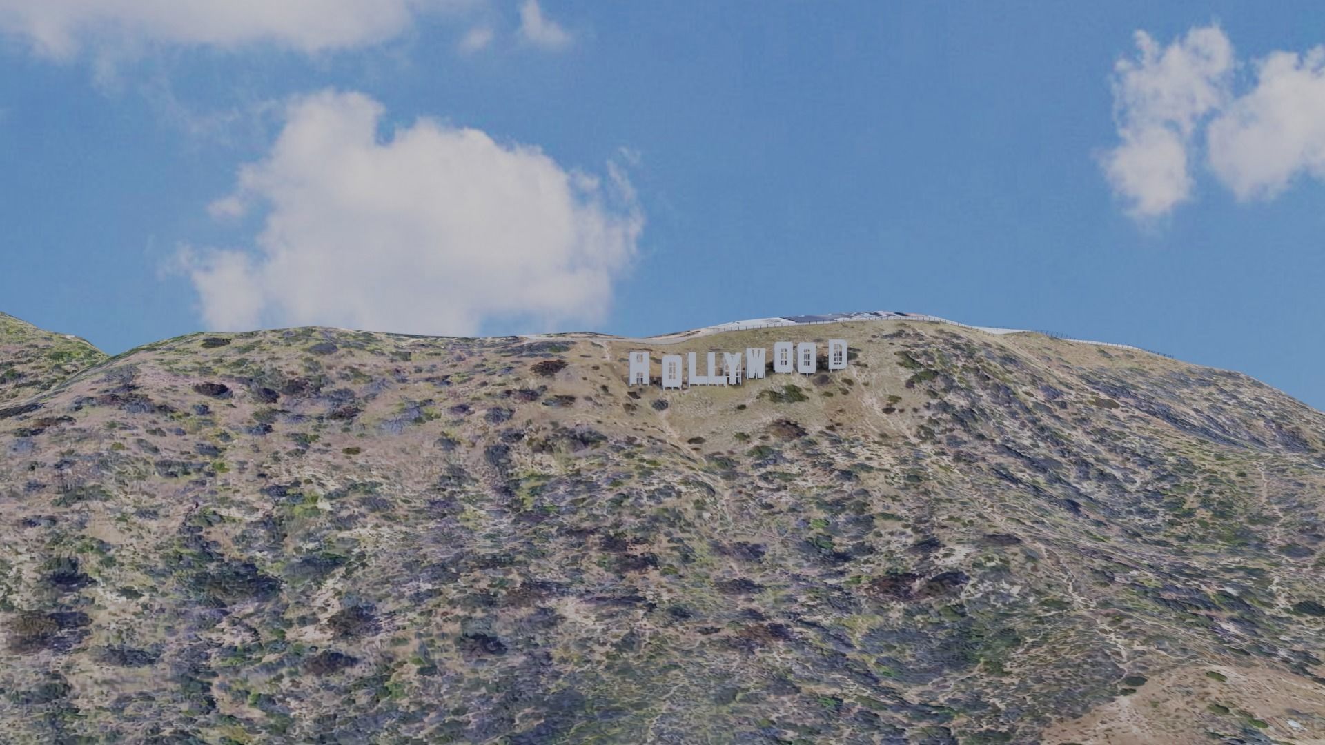 Hollywood Sign free 3D model | CGTrader