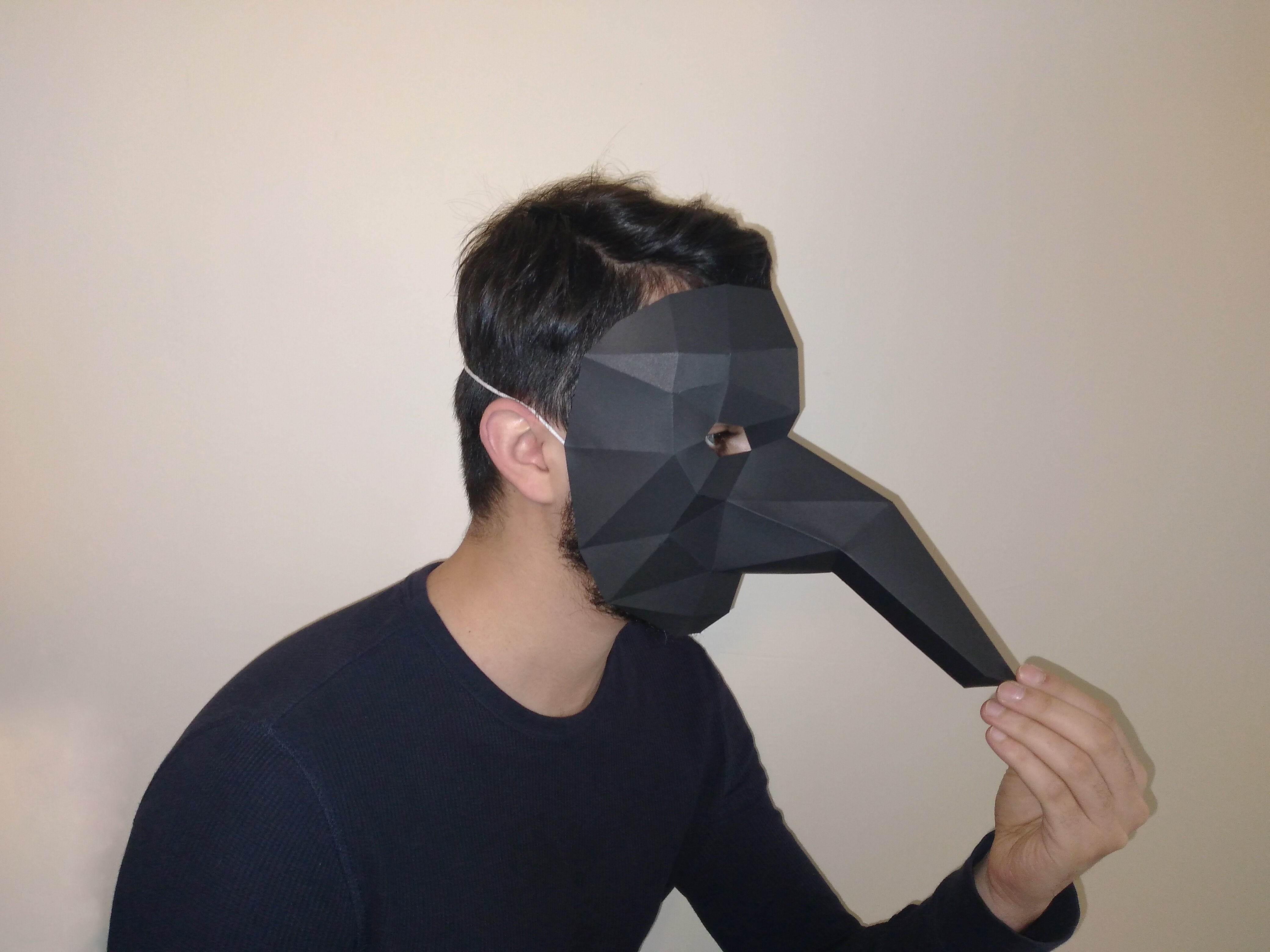 diy doctor mask papercraft template and 3d model 3D model 3D printable ...
