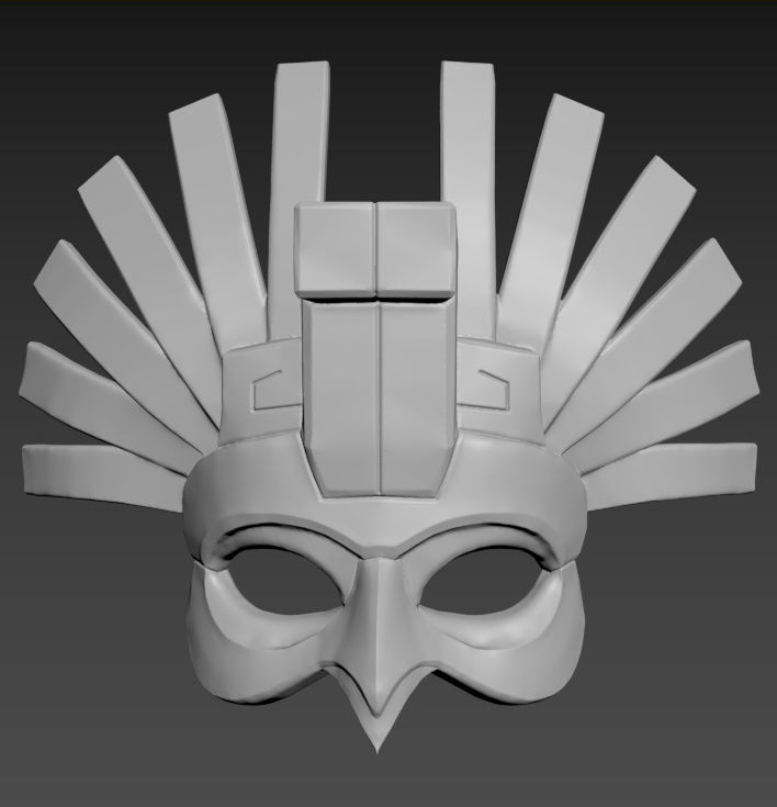 SUNBIRD MASK FORTNITE 3D model 3D printable | CGTrader