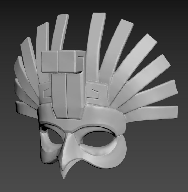 SUNBIRD MASK FORTNITE 3D model 3D printable | CGTrader