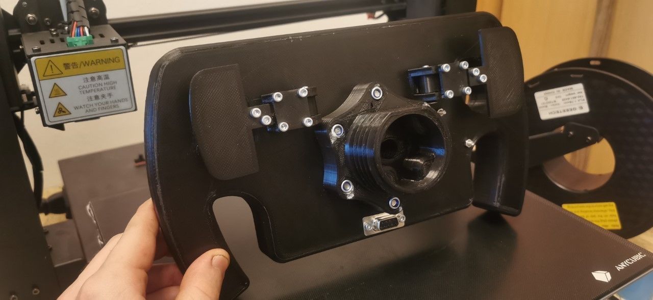 F1 Style SimRacing Wheel 3D model 3D printable | CGTrader