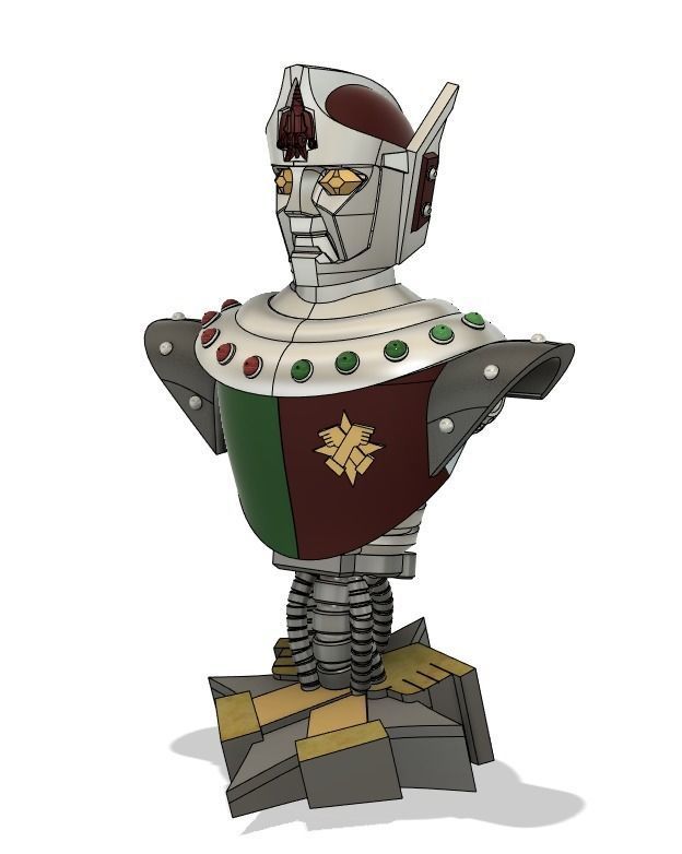 izenborg bust figure 3d print model 3D model 3D printable | CGTrader