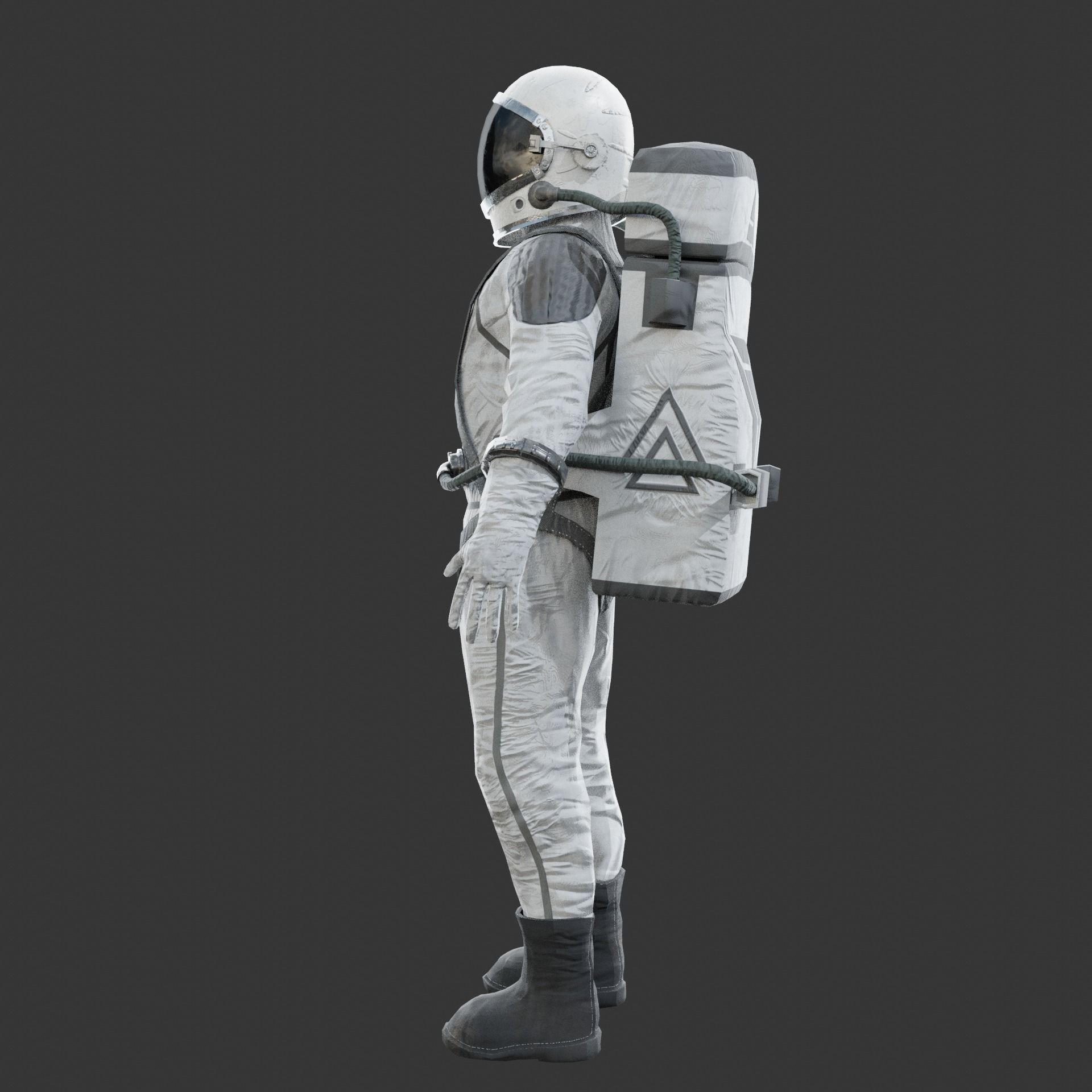 SpaceSuit - Astronaut - Sci Fi - ready for game free VR / AR / low-poly ...