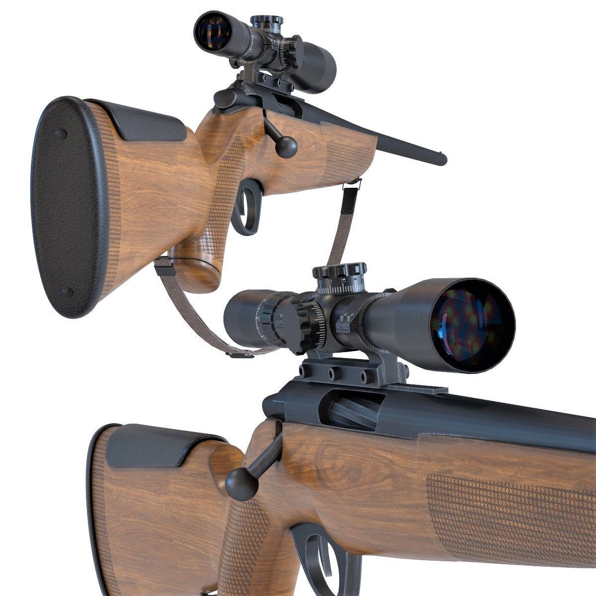 300 Bolt Action Rifle 3D model | CGTrader