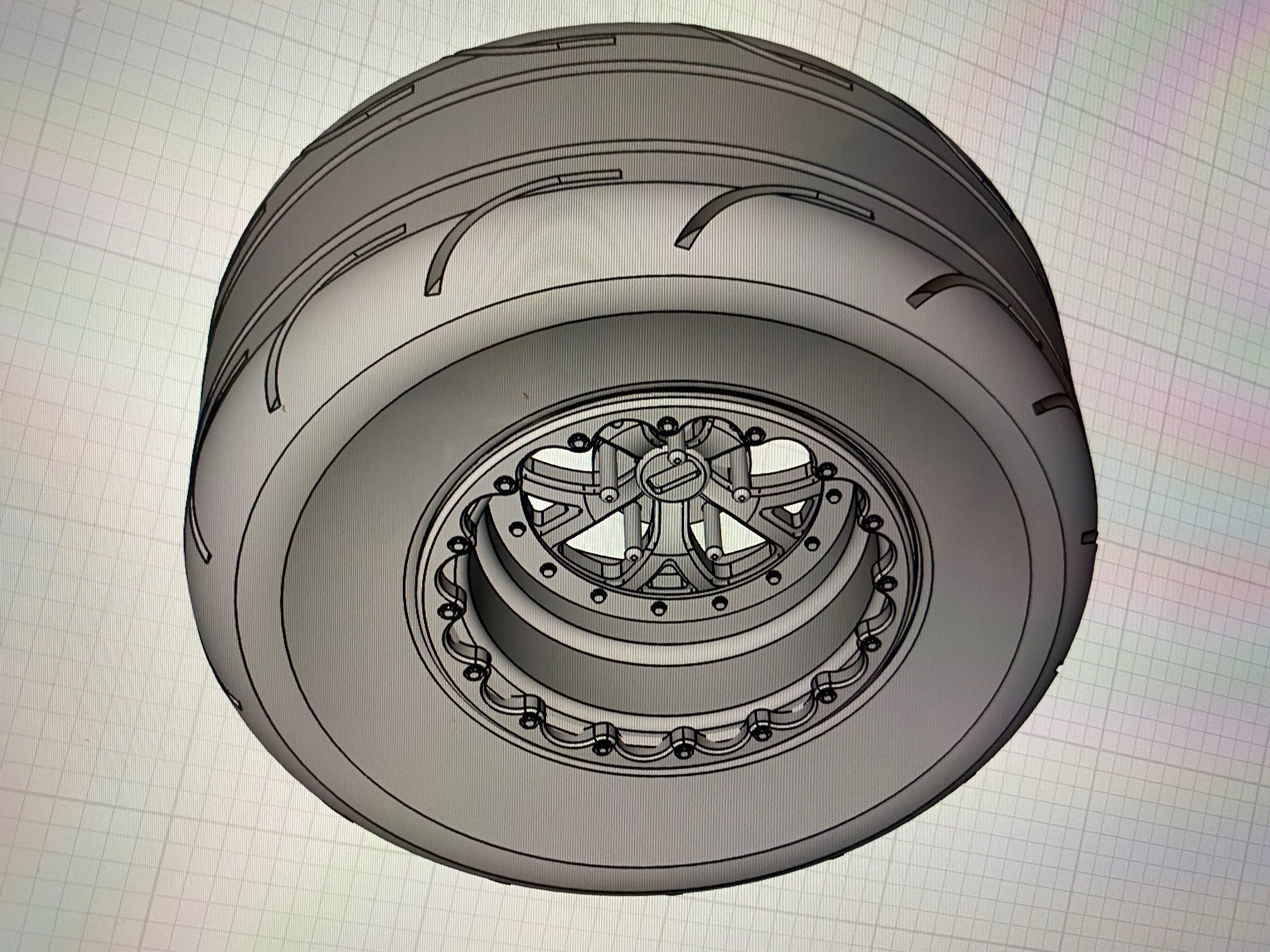 Weld Wheels Radial Tire Beadlock Combo 3D model 3D printable | CGTrader