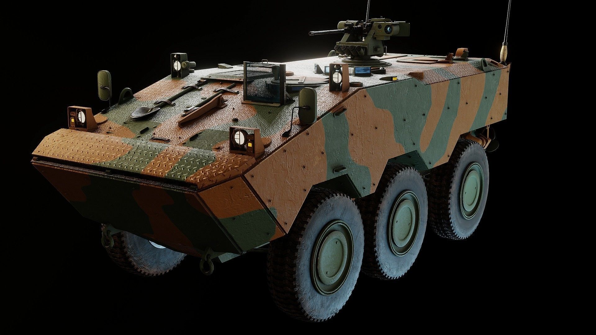 3D model VBTP-MR Guarani VR / AR / low-poly | CGTrader