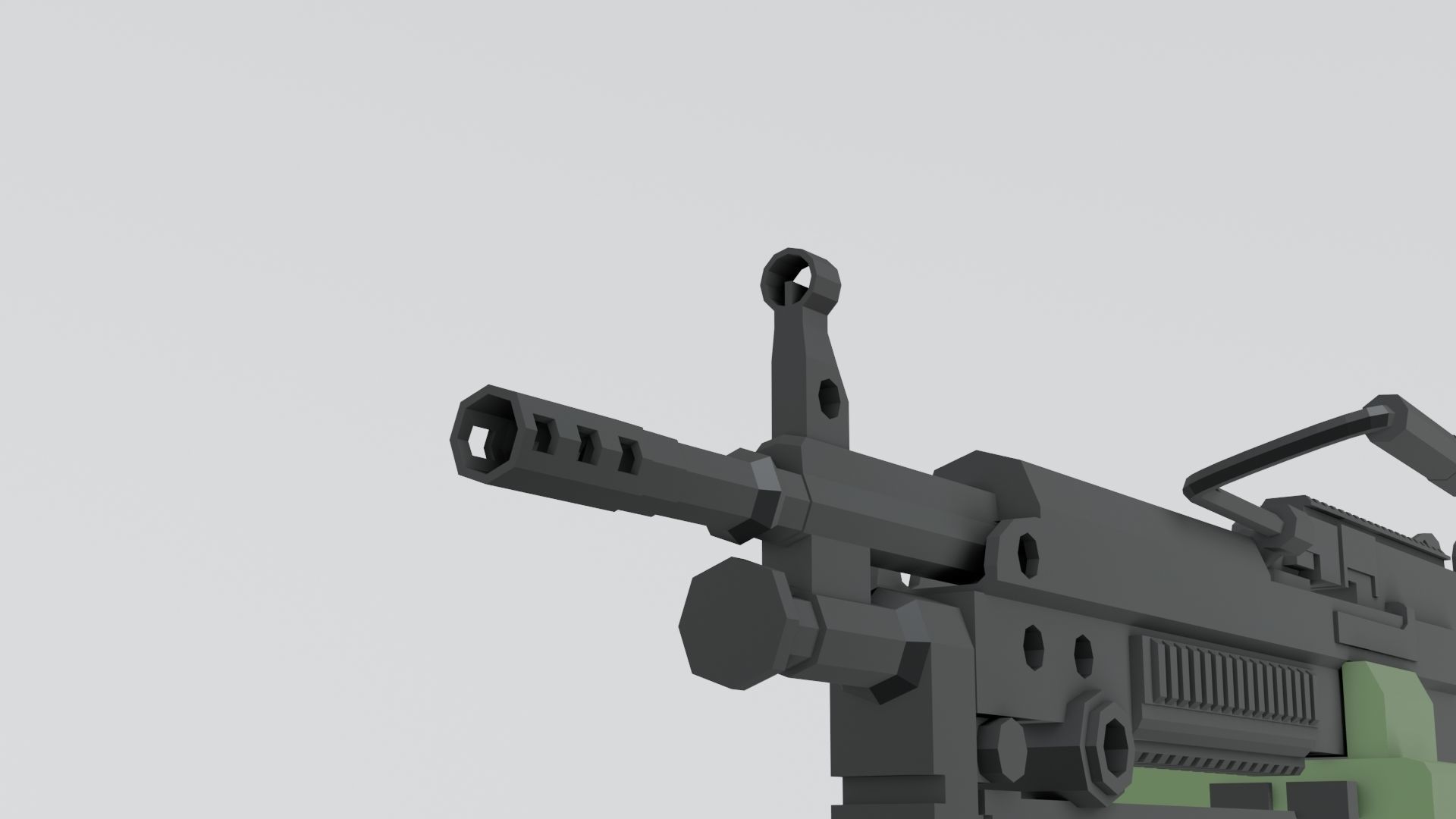 3D model FN minimi m249 VR / AR / low-poly | CGTrader