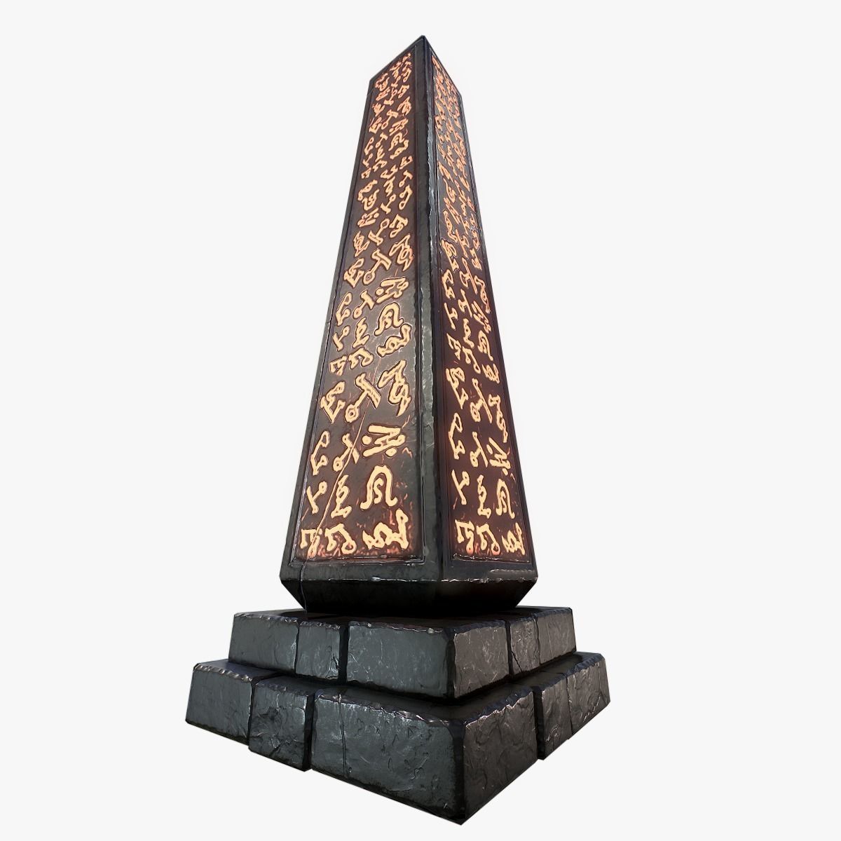 3D model Mystical Obelisk VR / AR / low-poly | CGTrader