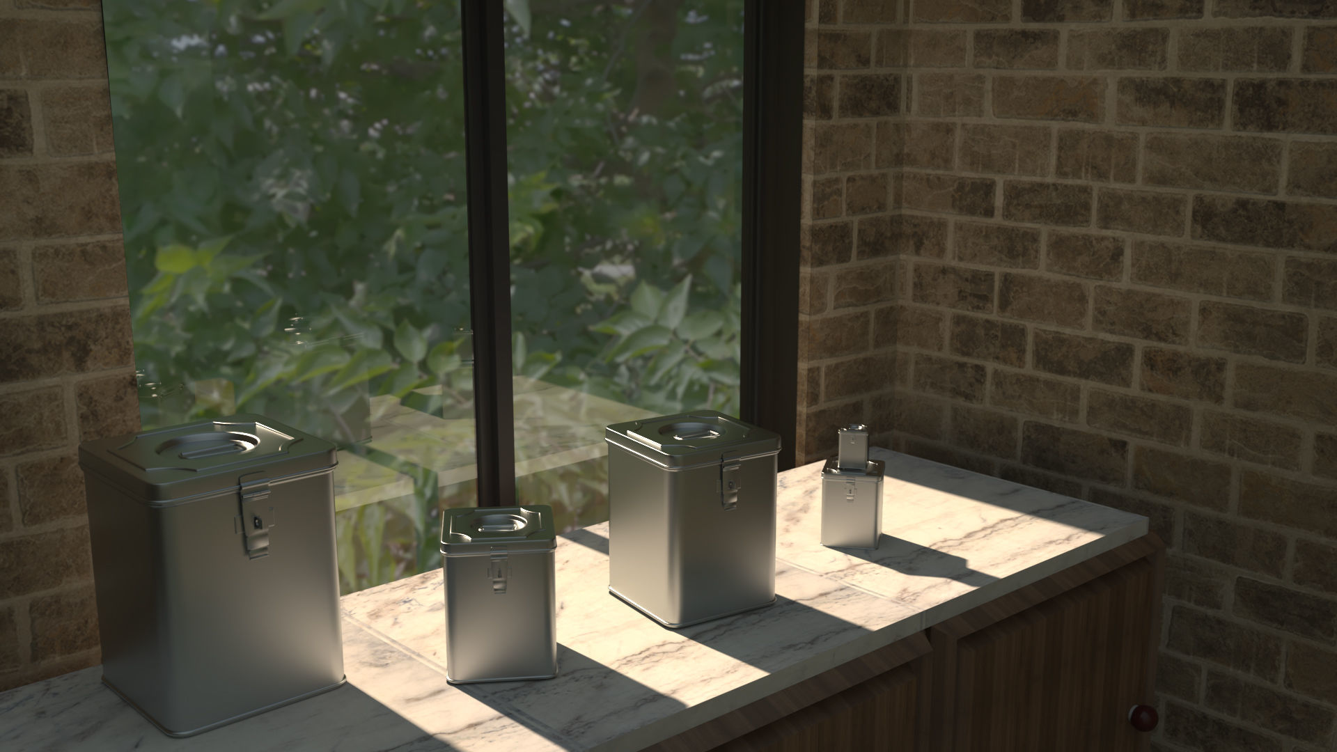 The Steel Containers 3D model animated rigged | CGTrader