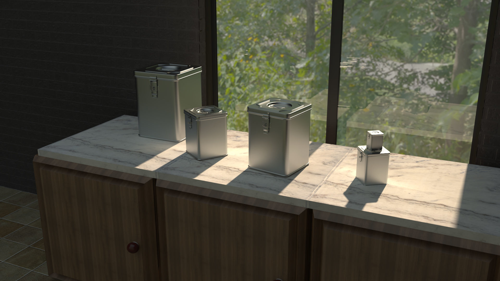 The Steel Containers 3D model animated rigged | CGTrader