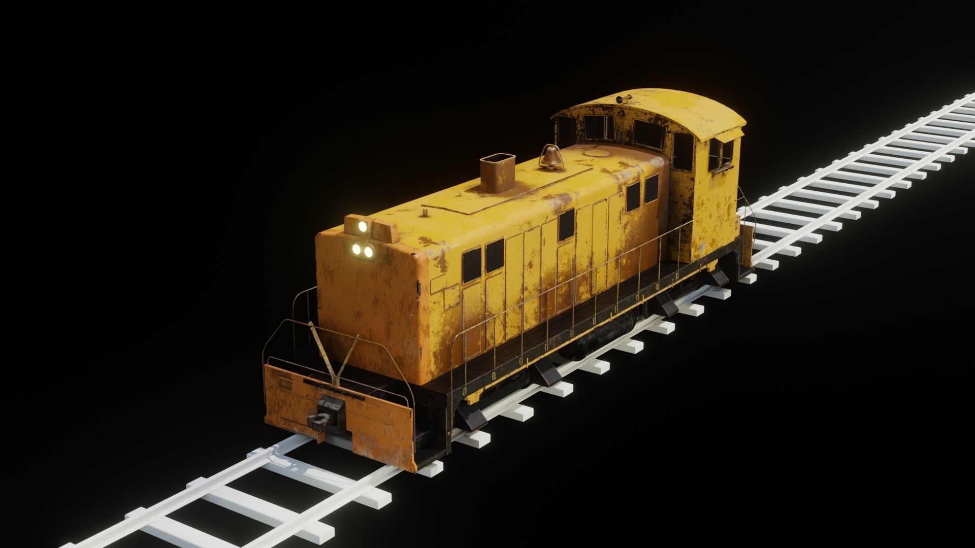 3D model Locomotive old train engine VR / AR / low-poly | CGTrader