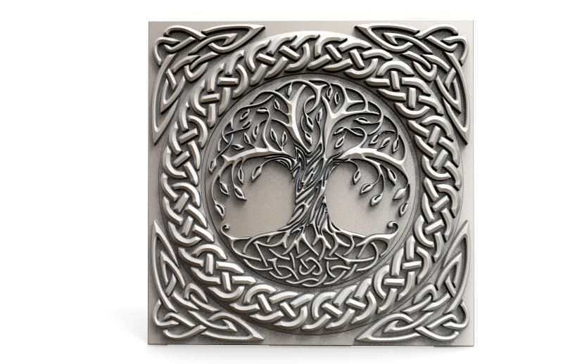 celtic tree of life CNC 3 3D model 3D printable | CGTrader
